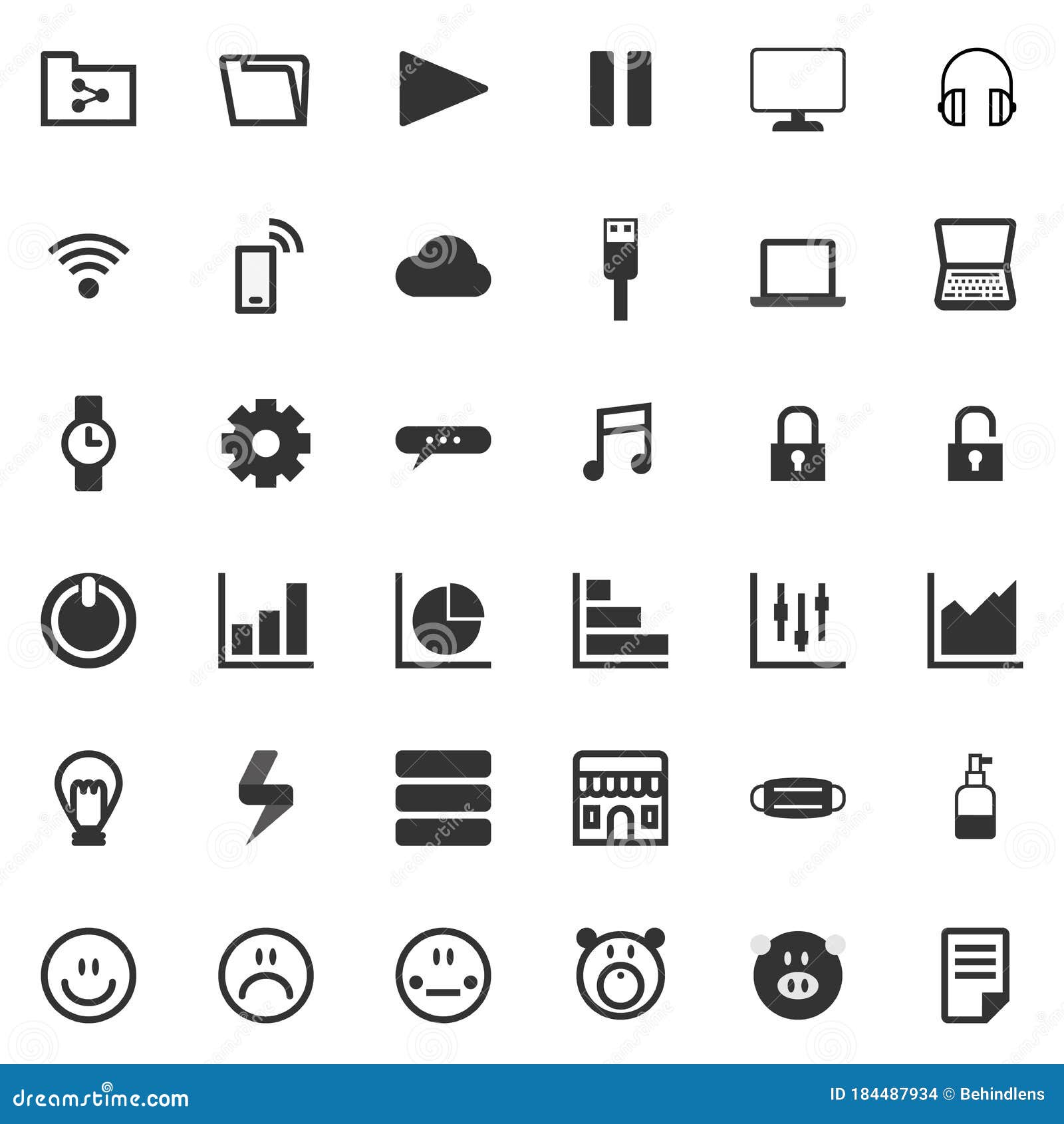 Icon Set Design for Website Concept and Any Gerneral Business ...