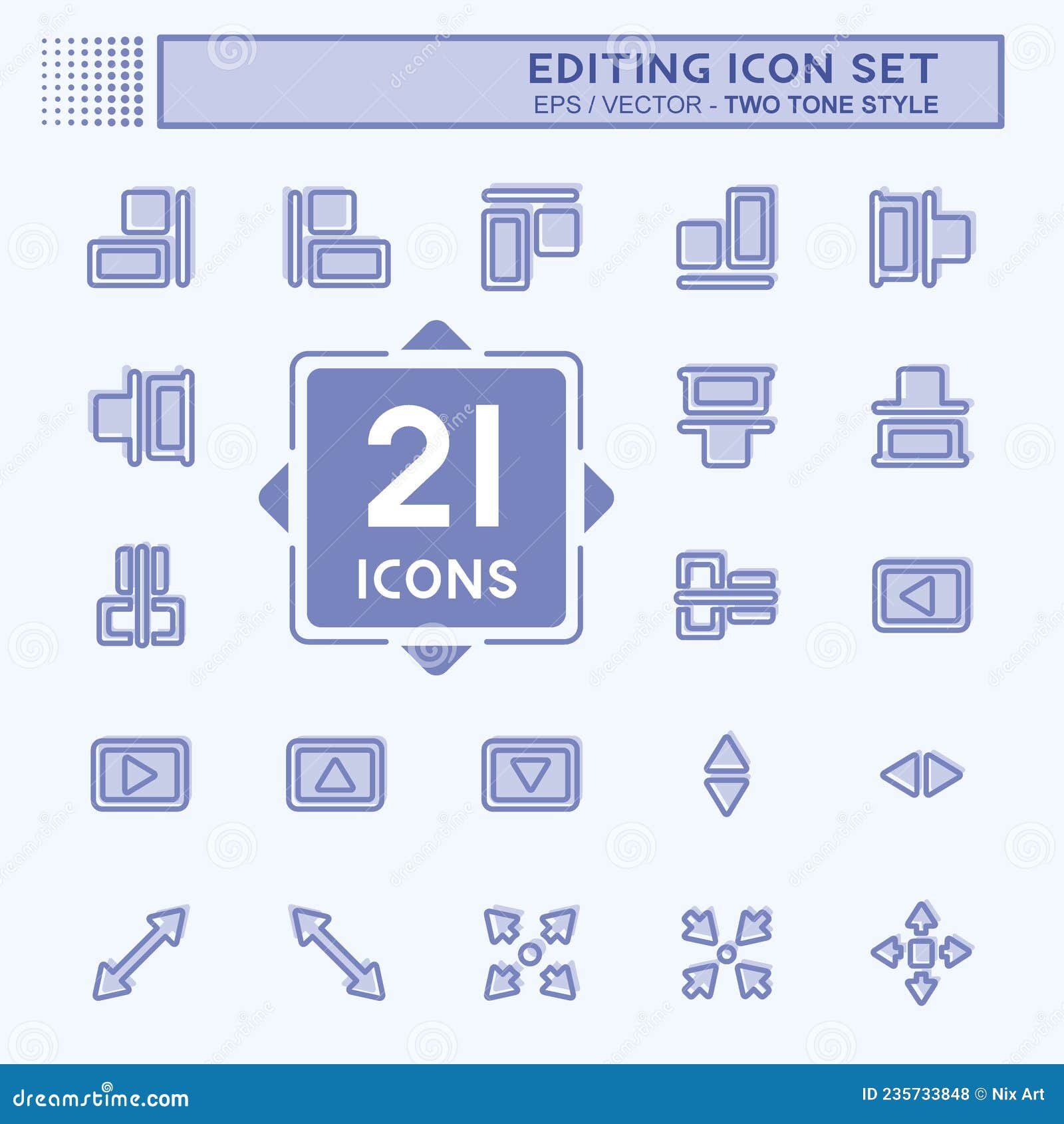 Icon Set Editing - Two Tone Style,Simple Illustration,Editable Stroke ...