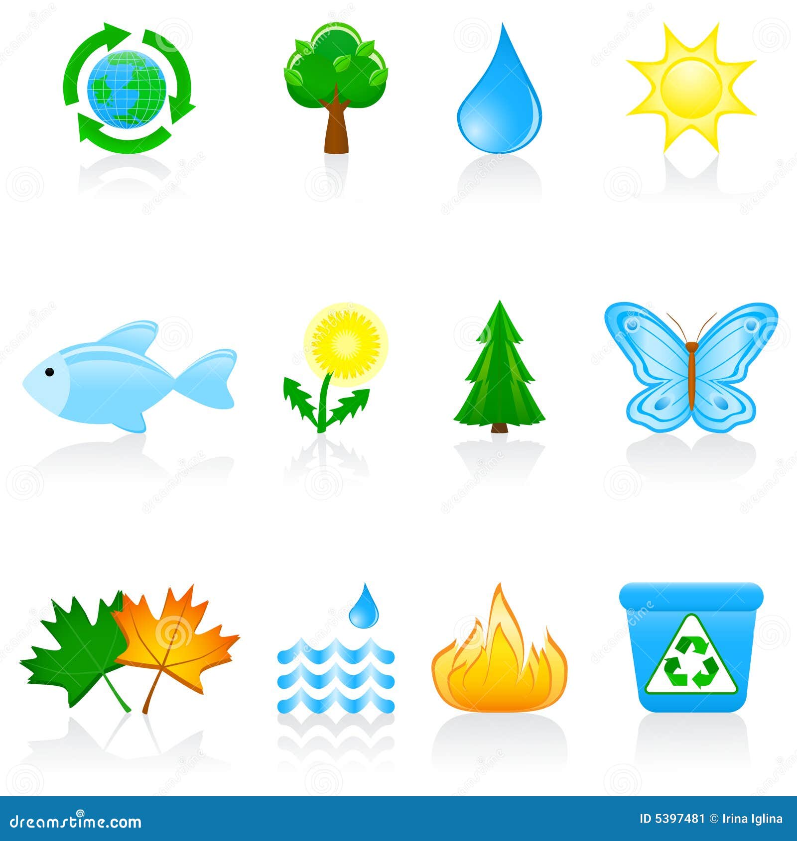 Icon set Environment stock vector. Illustration of concepts - 5397481