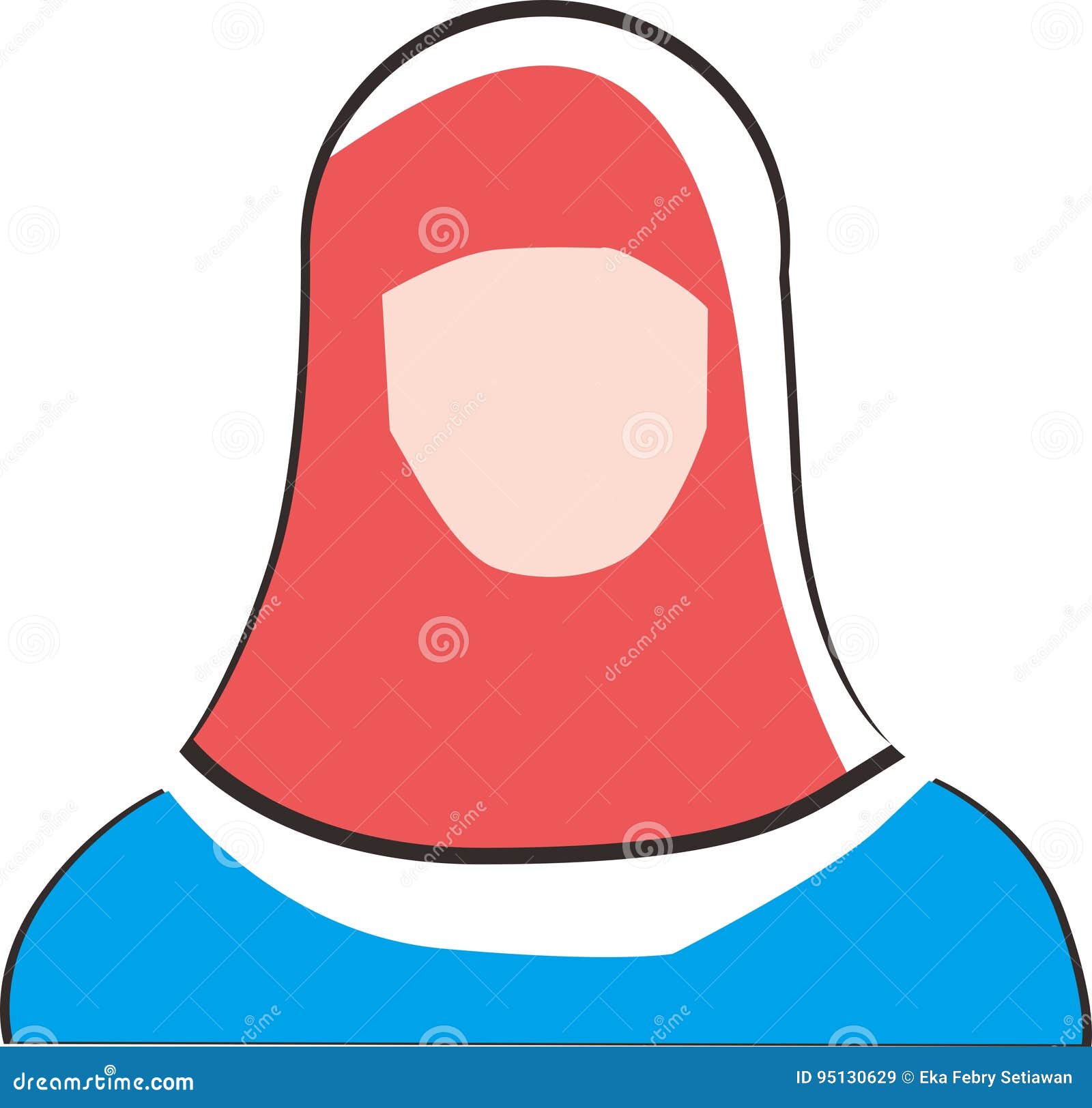 Icon Set Selamat Lebaran Idul Fitri Stock Illustration - Illustration ...