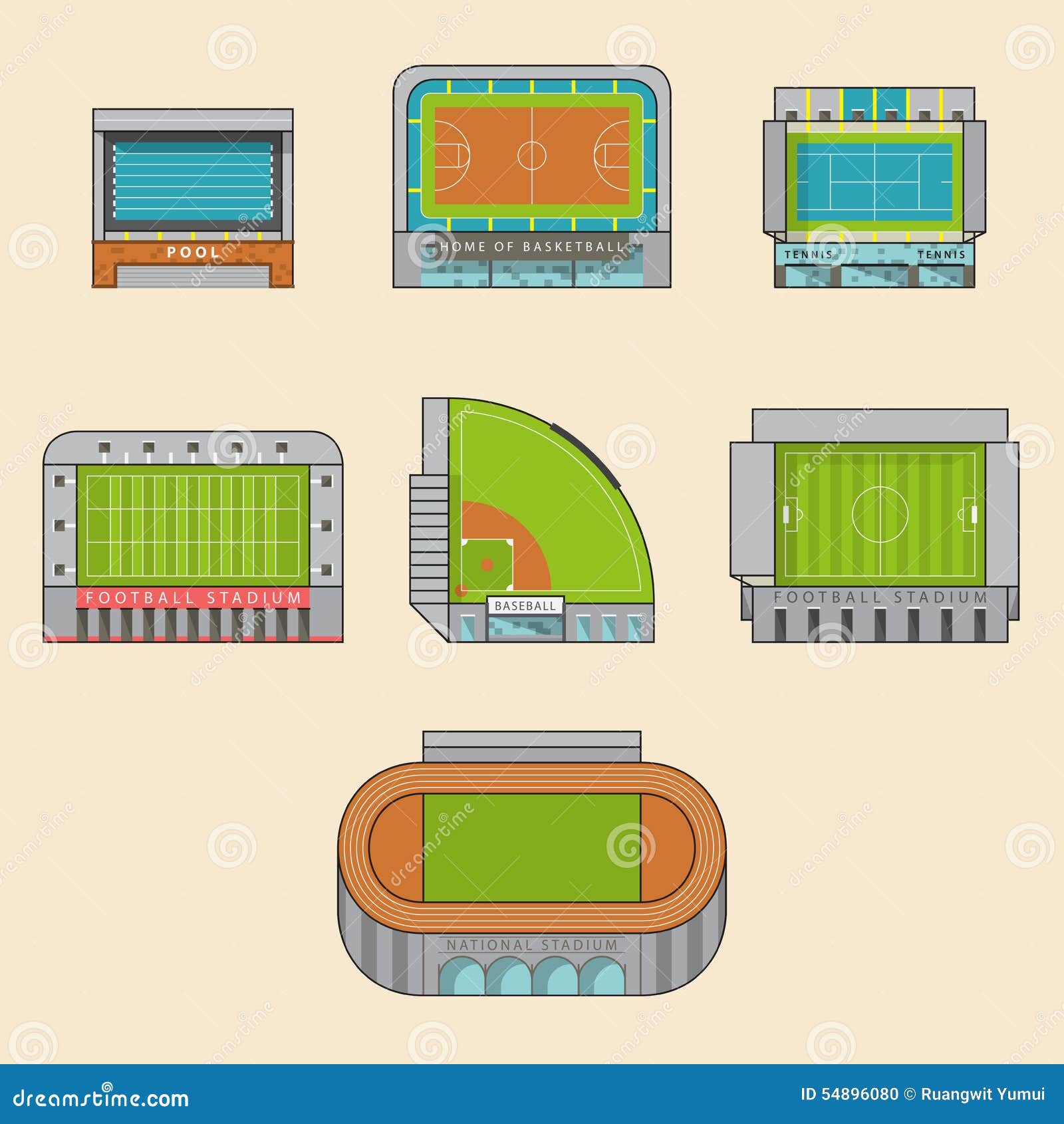 Stadiums Cartoons, Illustrations & Vector Stock Images - 671 Pictures ...