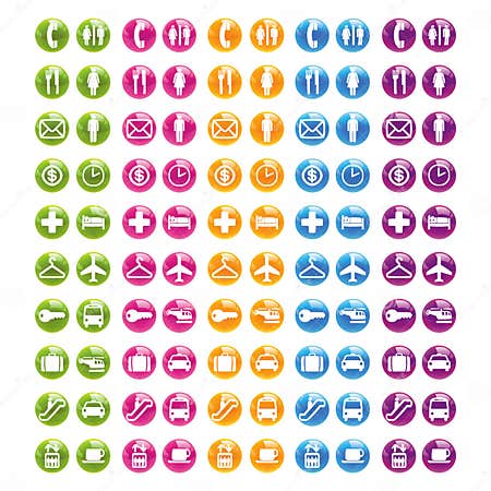 Icon set web 2.0 stock vector. Illustration of button - 24032029