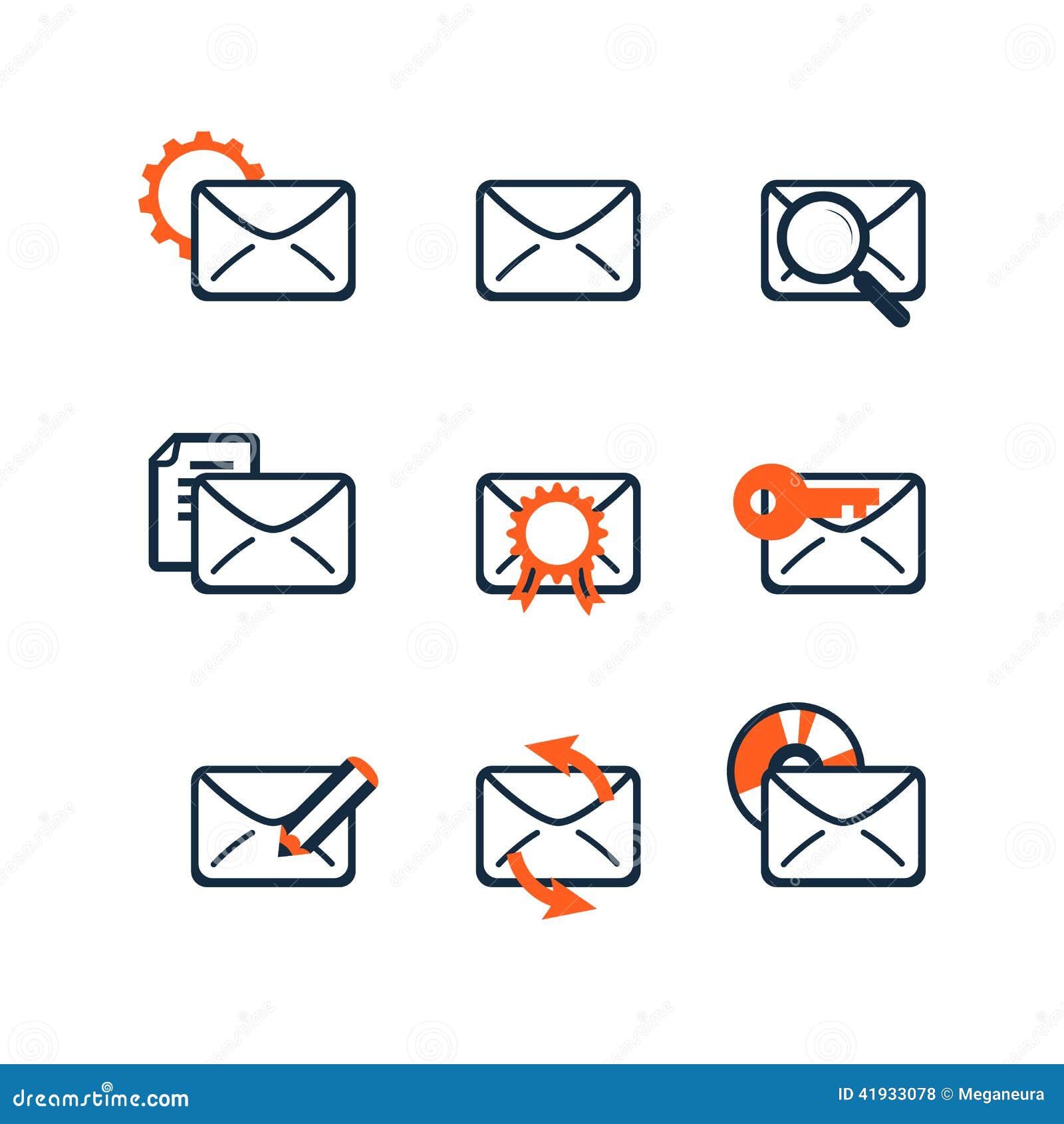 Mail Setup Icon. Element Of Sosial Media Network Icon For Mobile ...