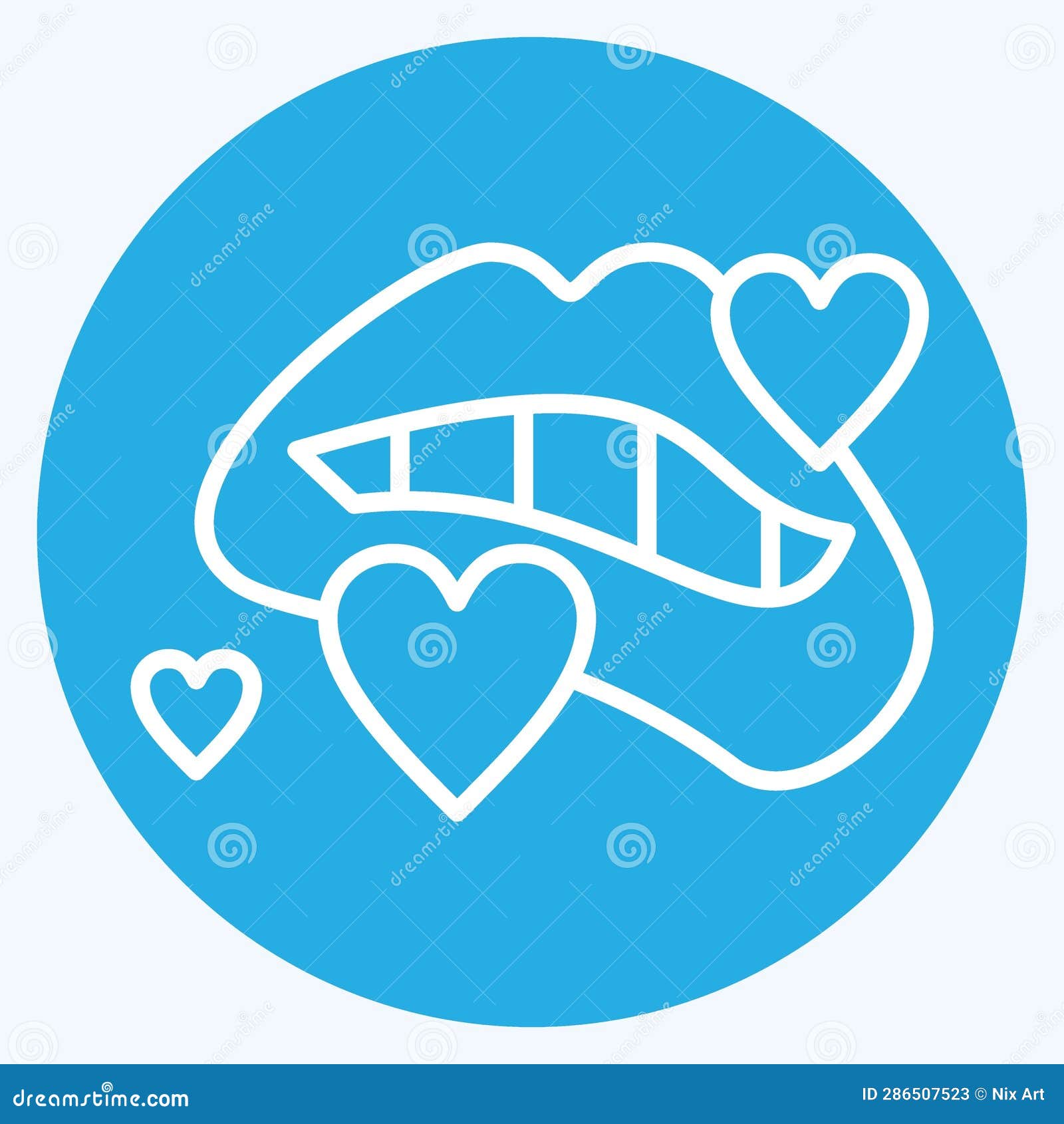 Icon Sex Related To Addiction Dictionary Symbol Blue Eyes Style Simple Design Editable Stock