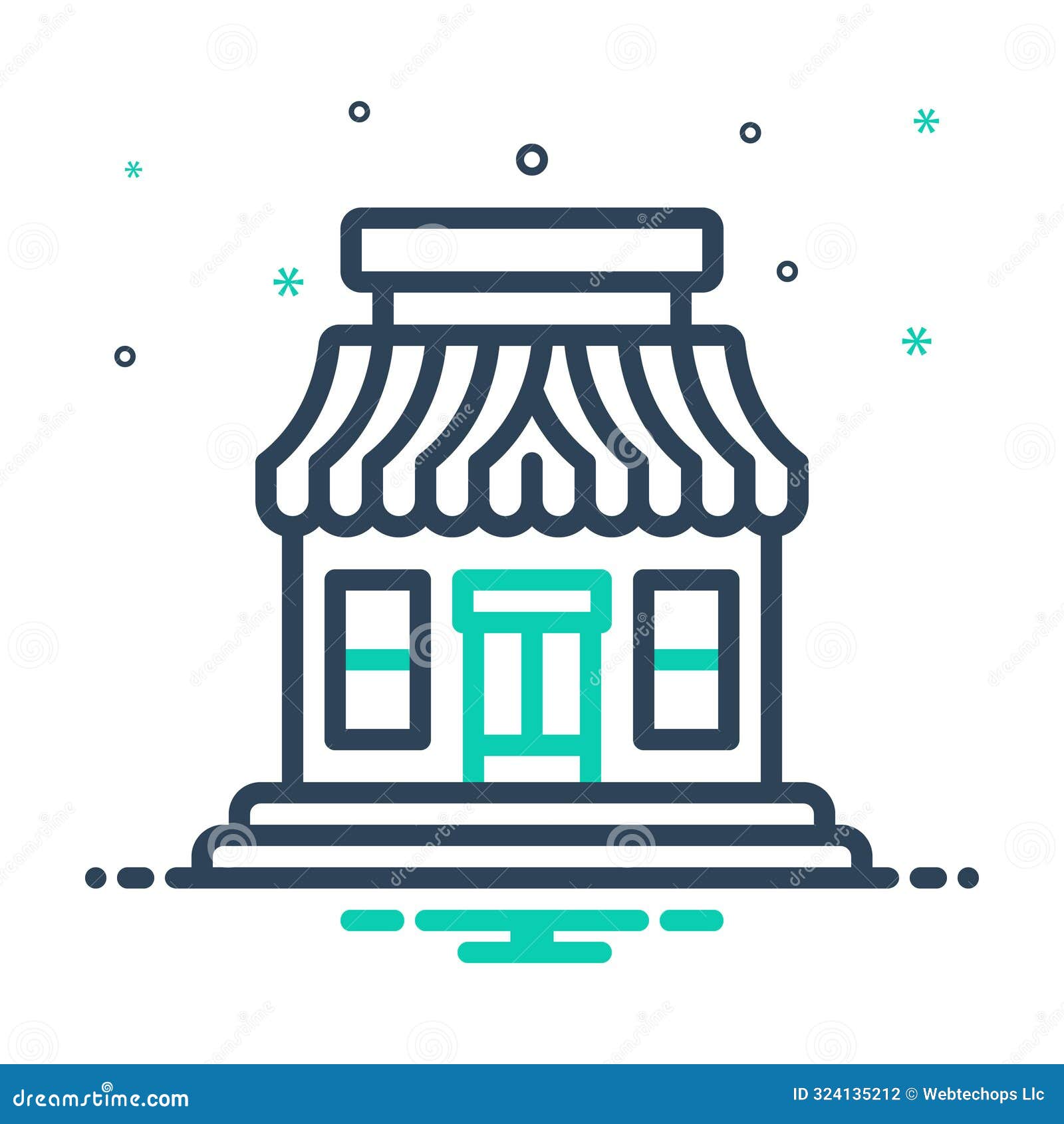 Mix Icon for Shop, Store and Marketplace Stock Illustration ...
