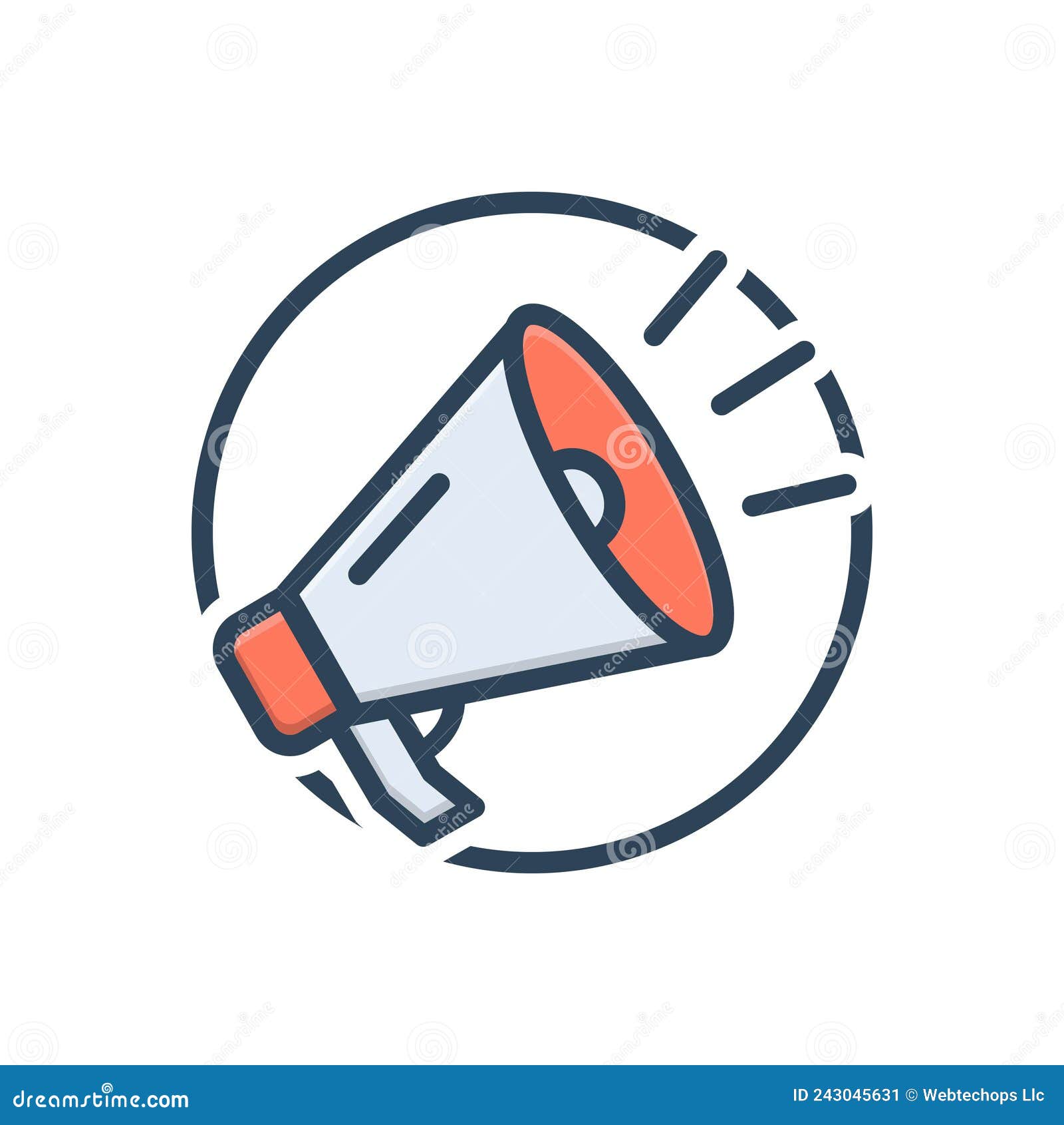 Color Illustration Icon for Shout, Exclaim and Scream Stock Vector ...