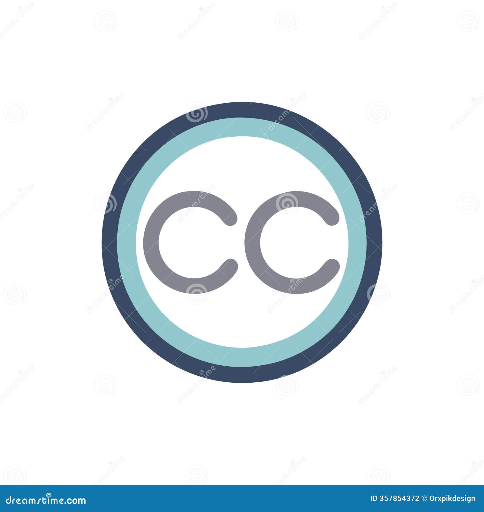Creative Commons Symbol Created In 3d Metal Form On Slate Tablet Stock ...
