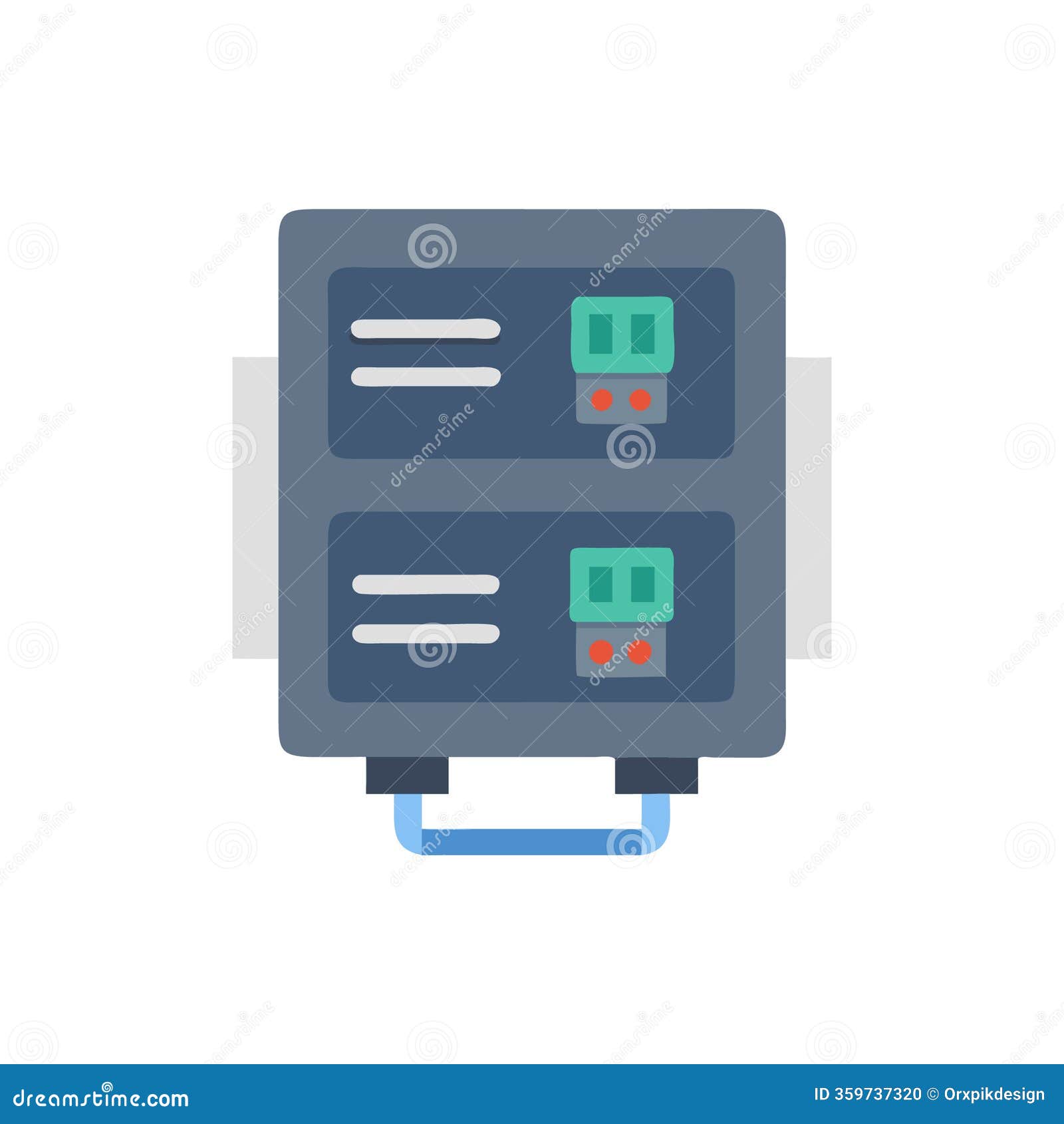 Power Distribution Unit Icon for Management Stock Illustration ...