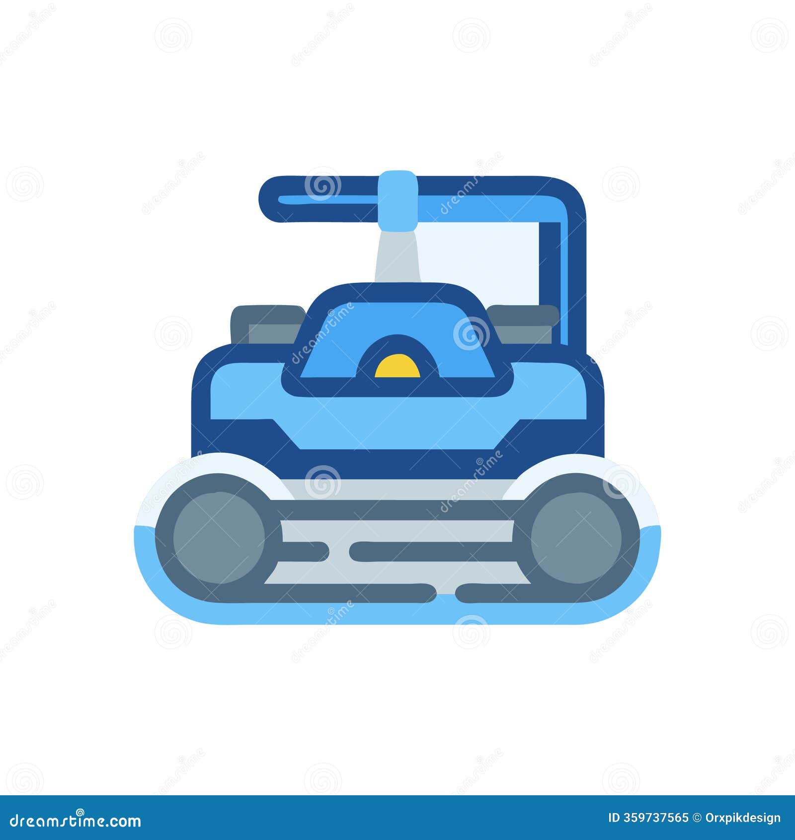 Robotic Pool Cleaner Icon for Easy Maintenance Stock Illustration ...