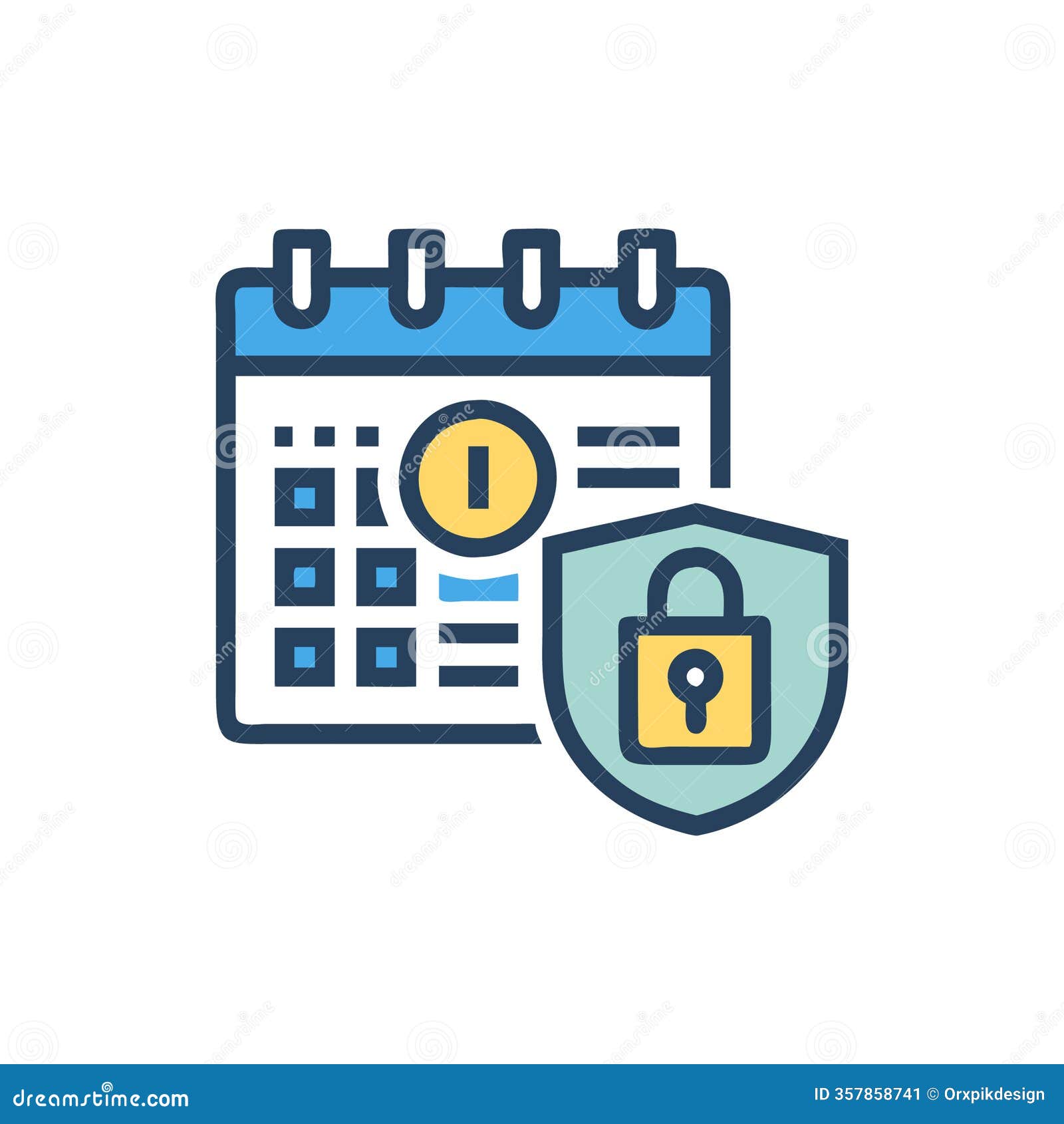 Icon of SIEM for Incident Management Stock Illustration - Illustration ...