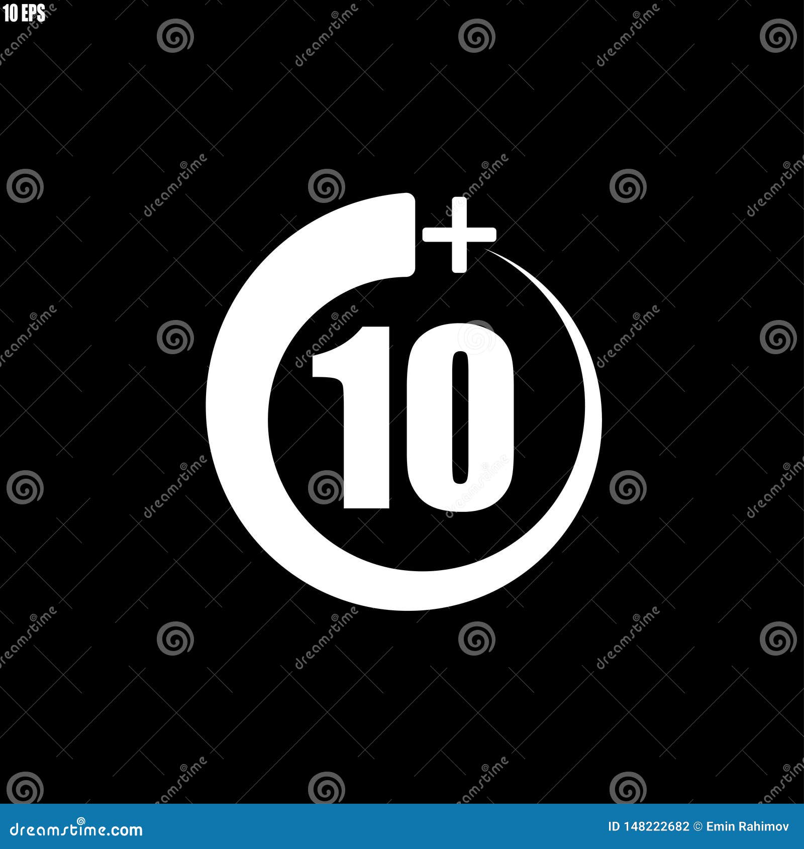 10+ Icon, Sign.Information Icon for Age Limit - Vector Illustration ...