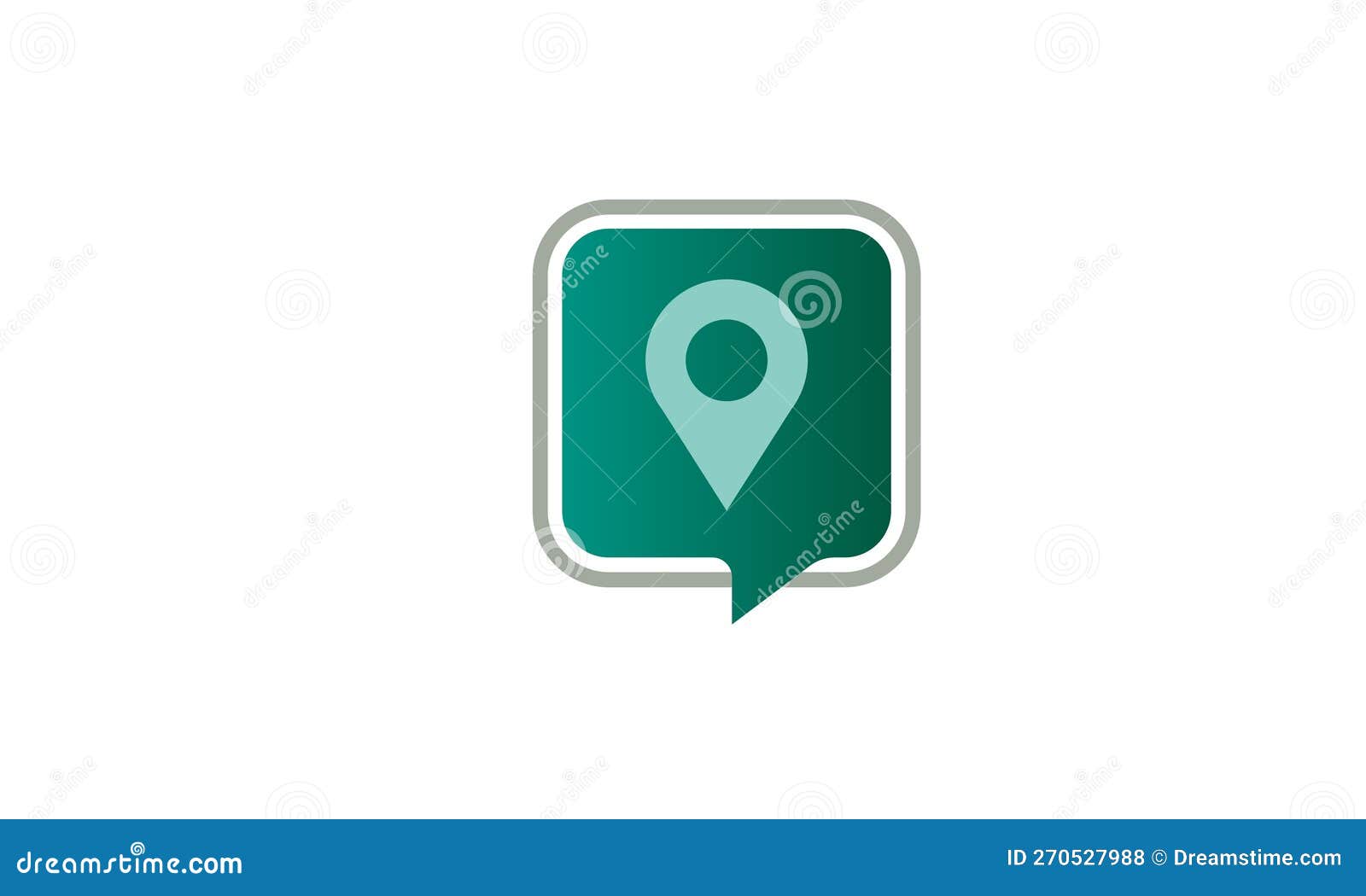 Icon Simple Pin, Logo Point Location, Vector Illustration Symbol Design ...