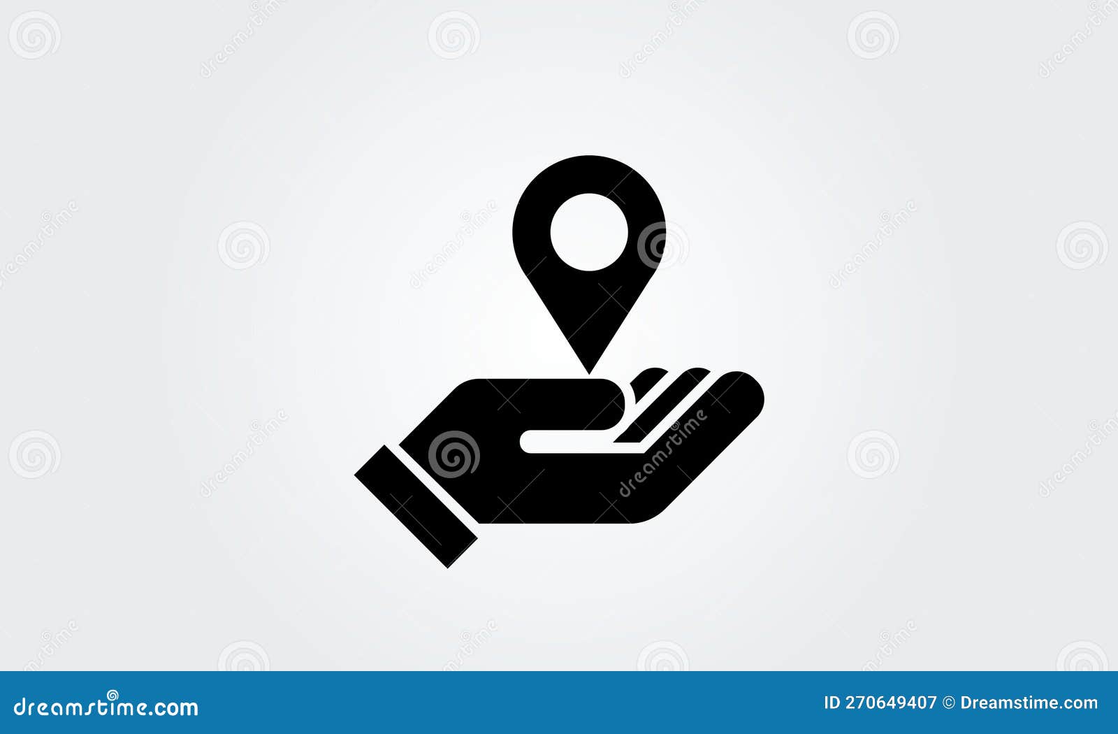 Icon Simple Pin, Logo Point Location, Vector Illustration Symbol Design ...