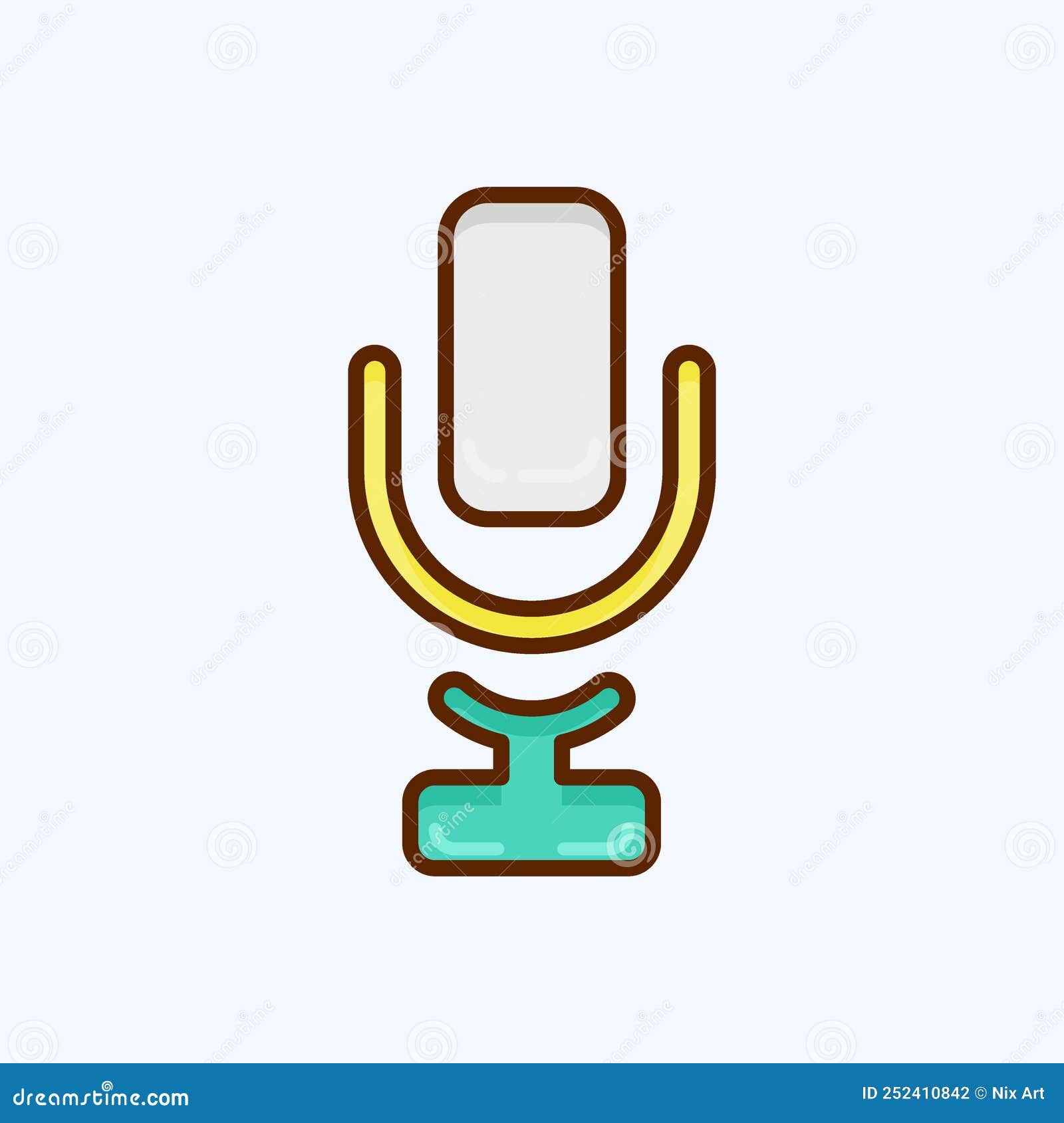 Icon Singing. Suitable for Education Symbol. Flat Style. Simple Design ...