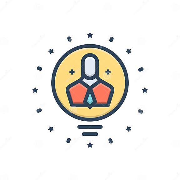 Color Illustration Icon for Skill, Ability and Staff Stock Vector ...
