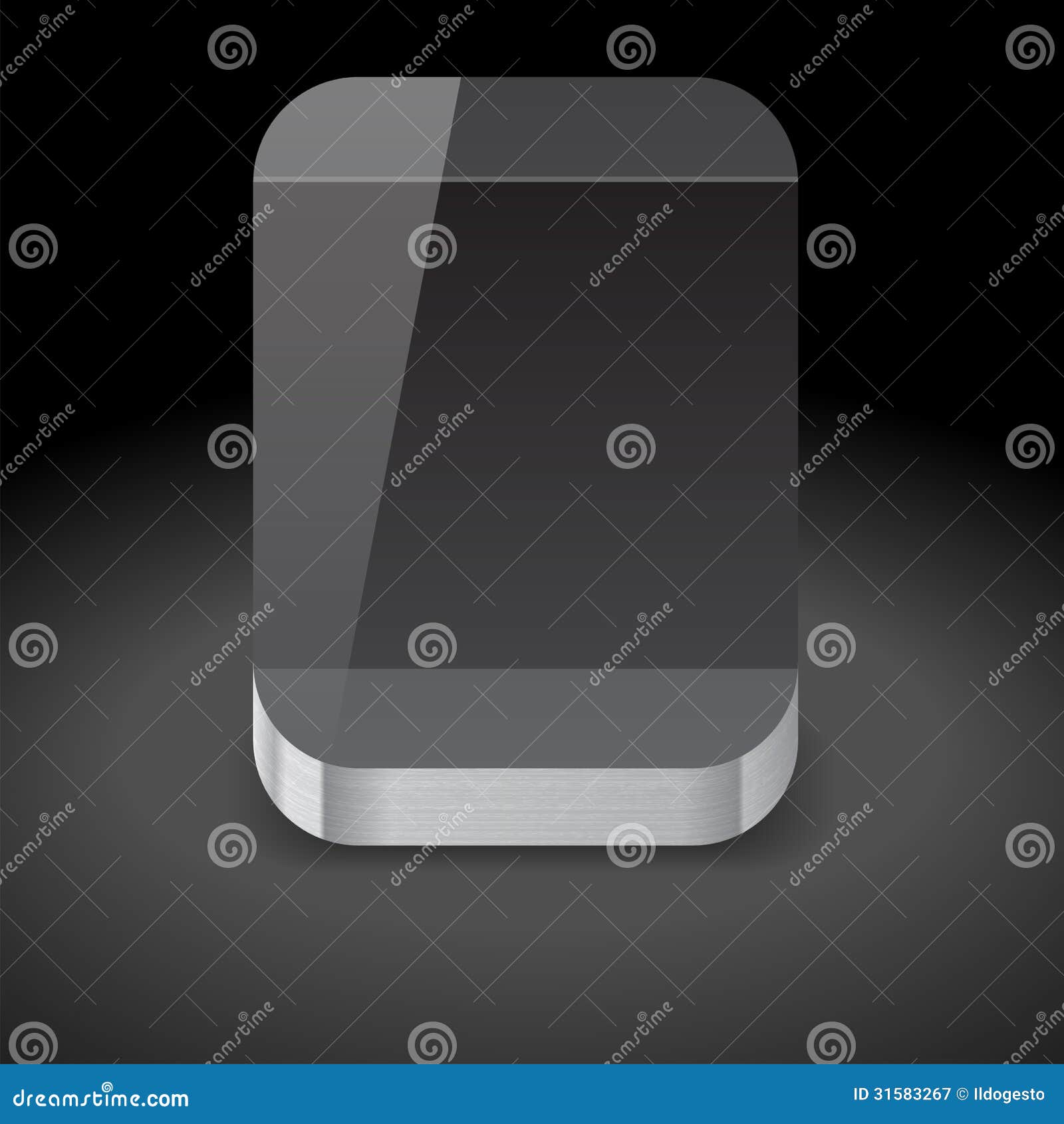 Icon for smartphone stock vector. Illustration of background - 31583267