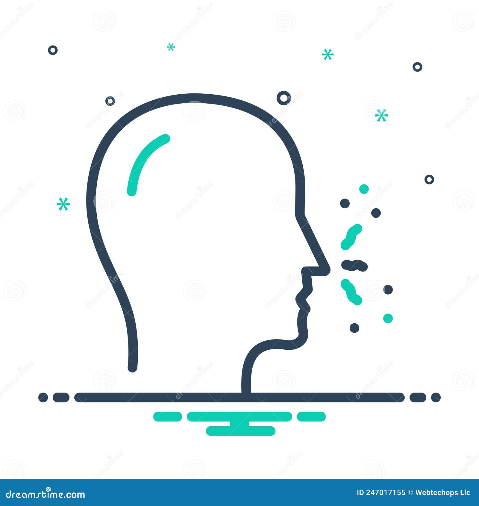 Mix Icon for Smell, Odor and Sniff Stock Vector - Illustration of ...