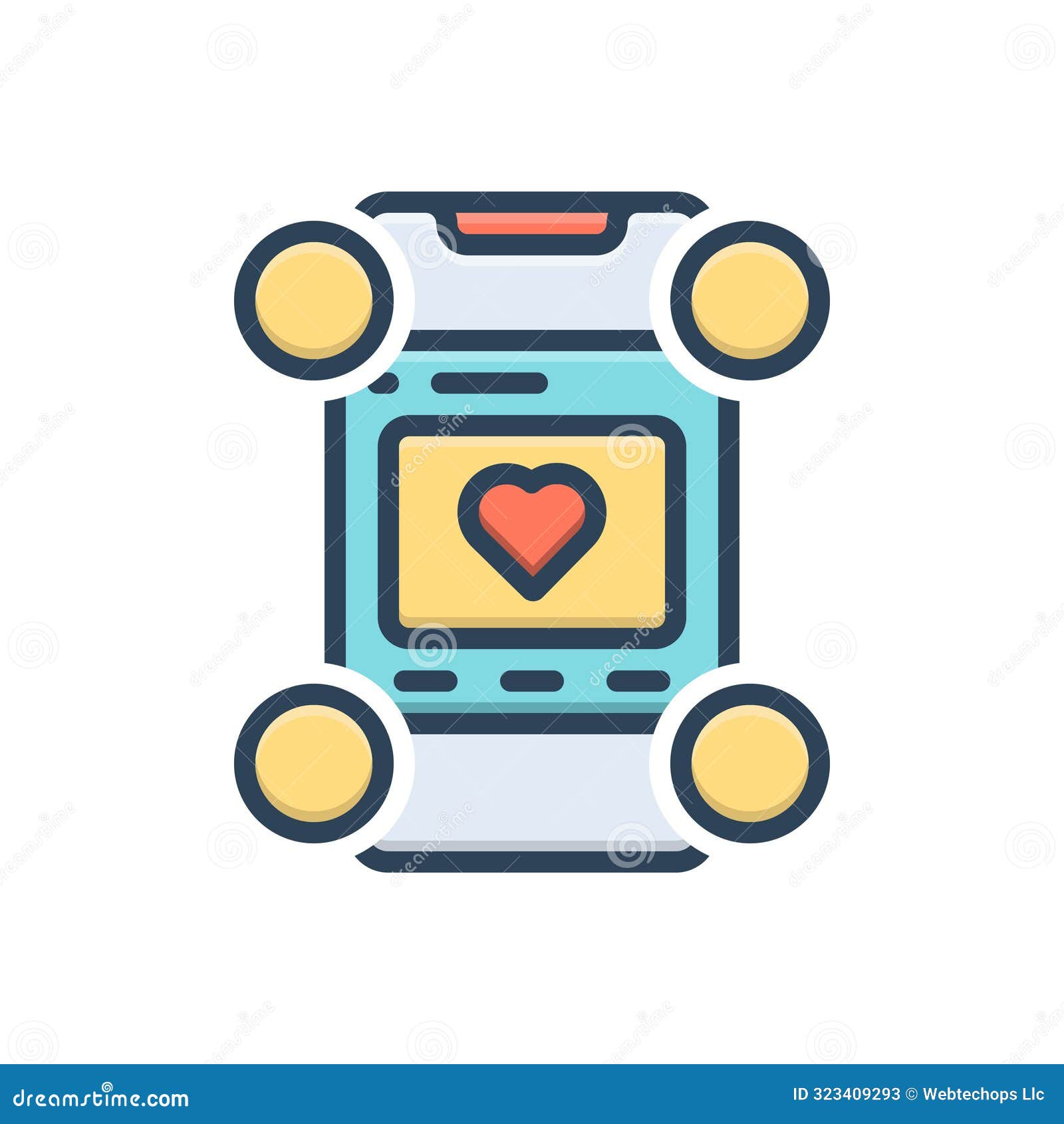 Social Follower Icon Set Cartoon Vector | CartoonDealer.com #269673363