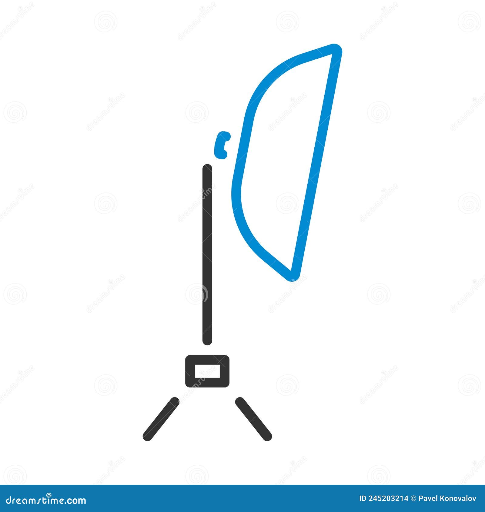 Icon of Softbox Light stock vector. Illustration of modern - 245203214