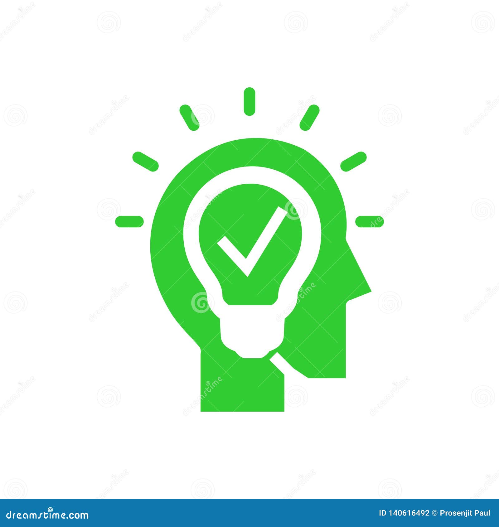 Business Creative Solutions Green Icon Stock Vector - Illustration of ...