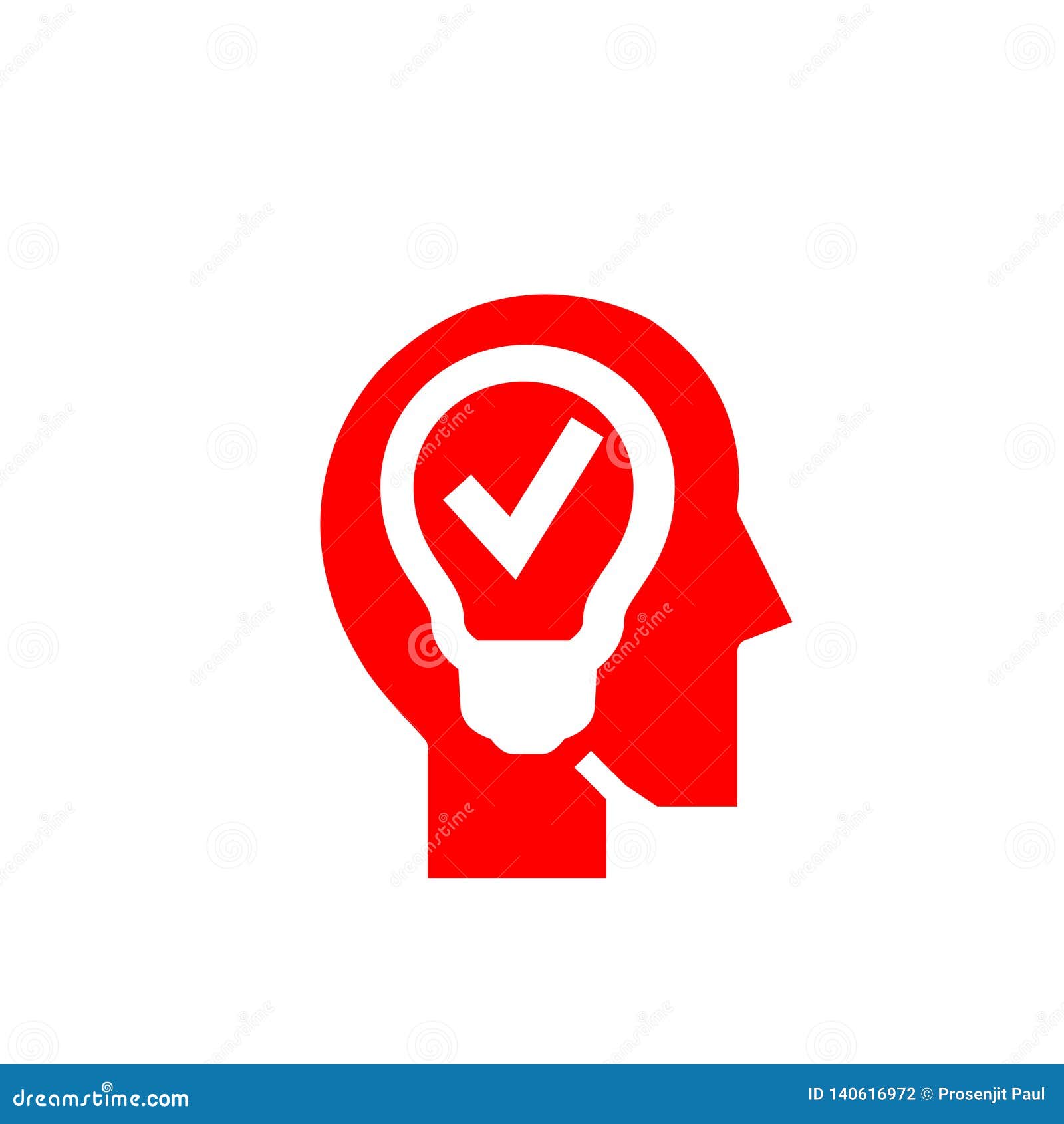 Business Creative Solutions Red Icon Stock Vector - Illustration of ...
