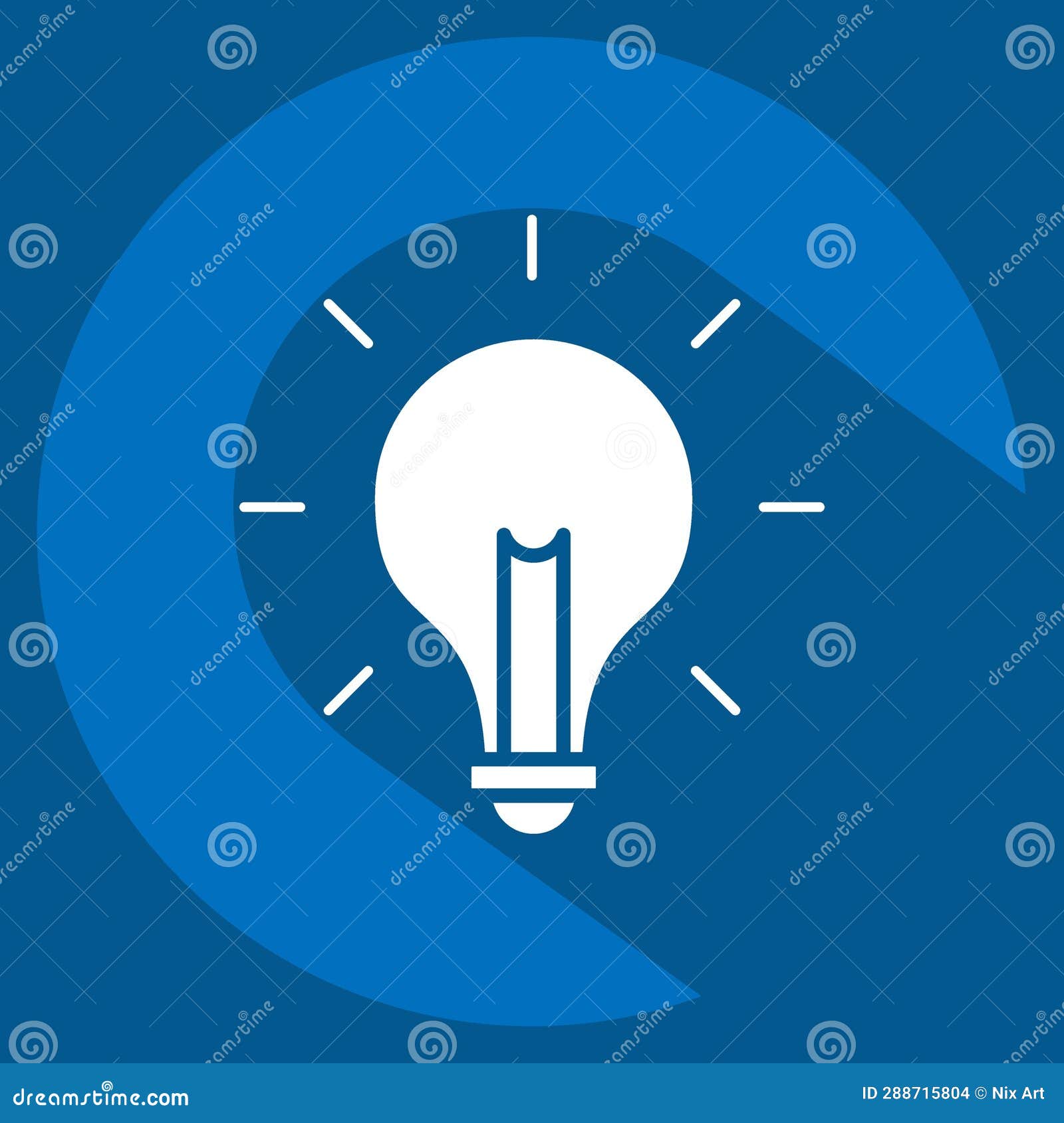 Icon Solution. Related To Business Analysis Symbol. Long Shadow Style ...