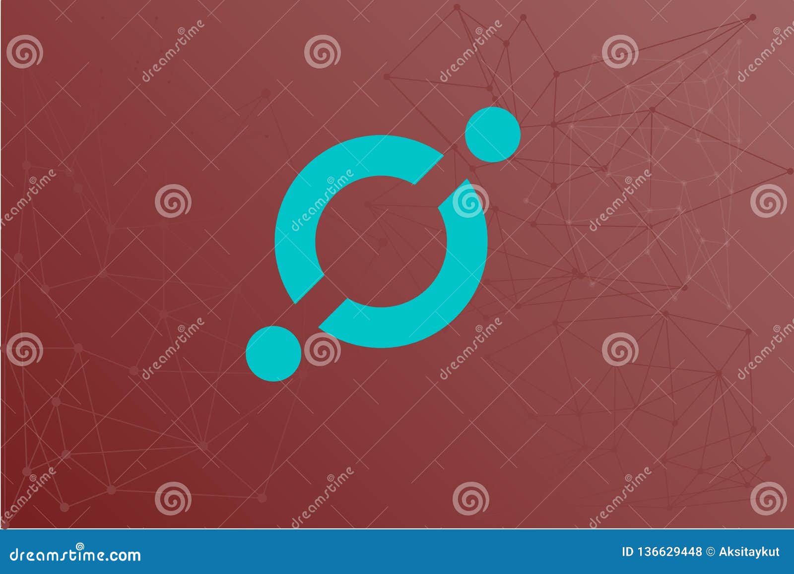 Icon ICX Cryptocurrency Icon Network Illustration Stock Illustration ...