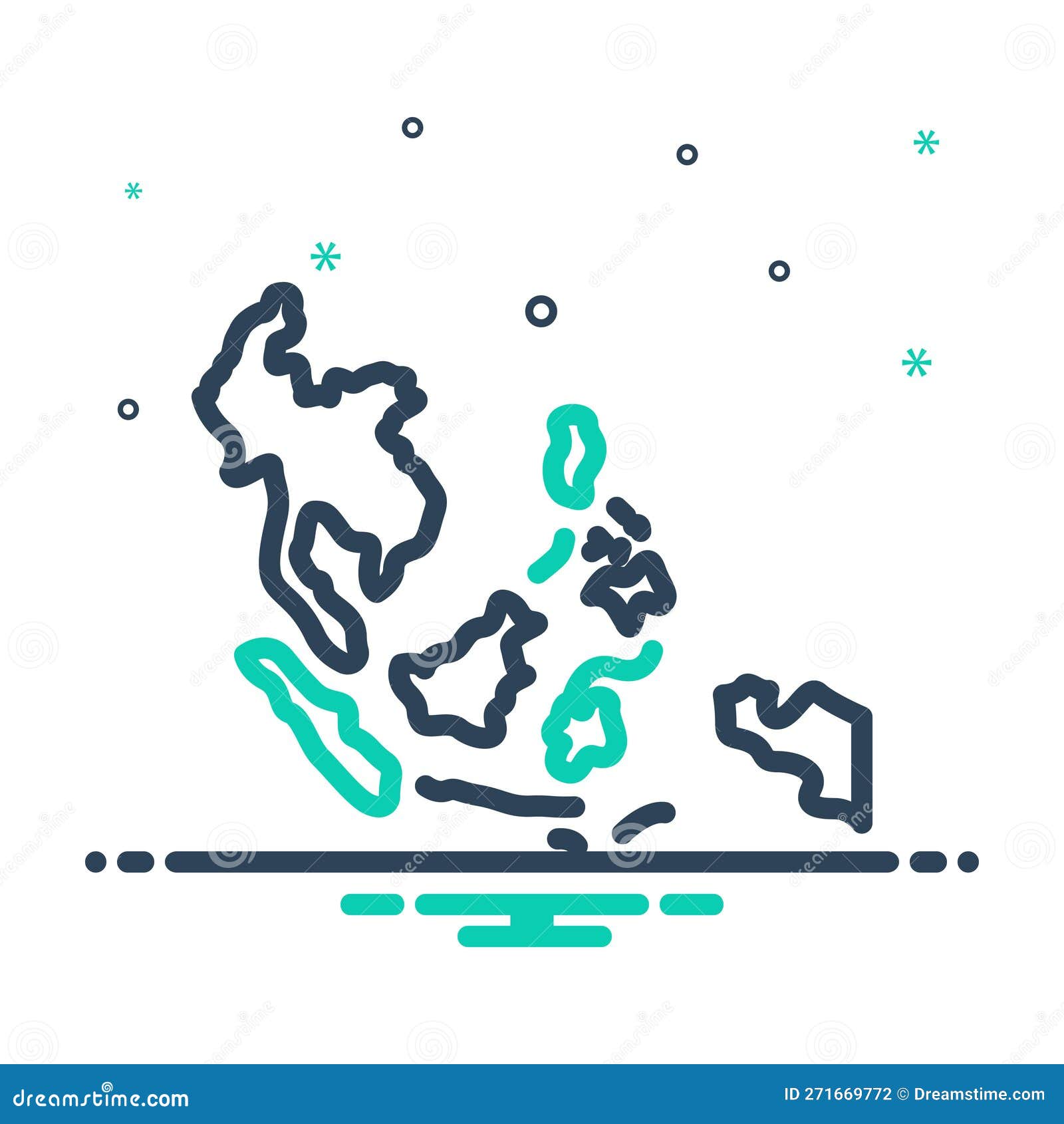 Thailand Vs Singapore, Singaporean Smoke Flags Placed Side By Side ...