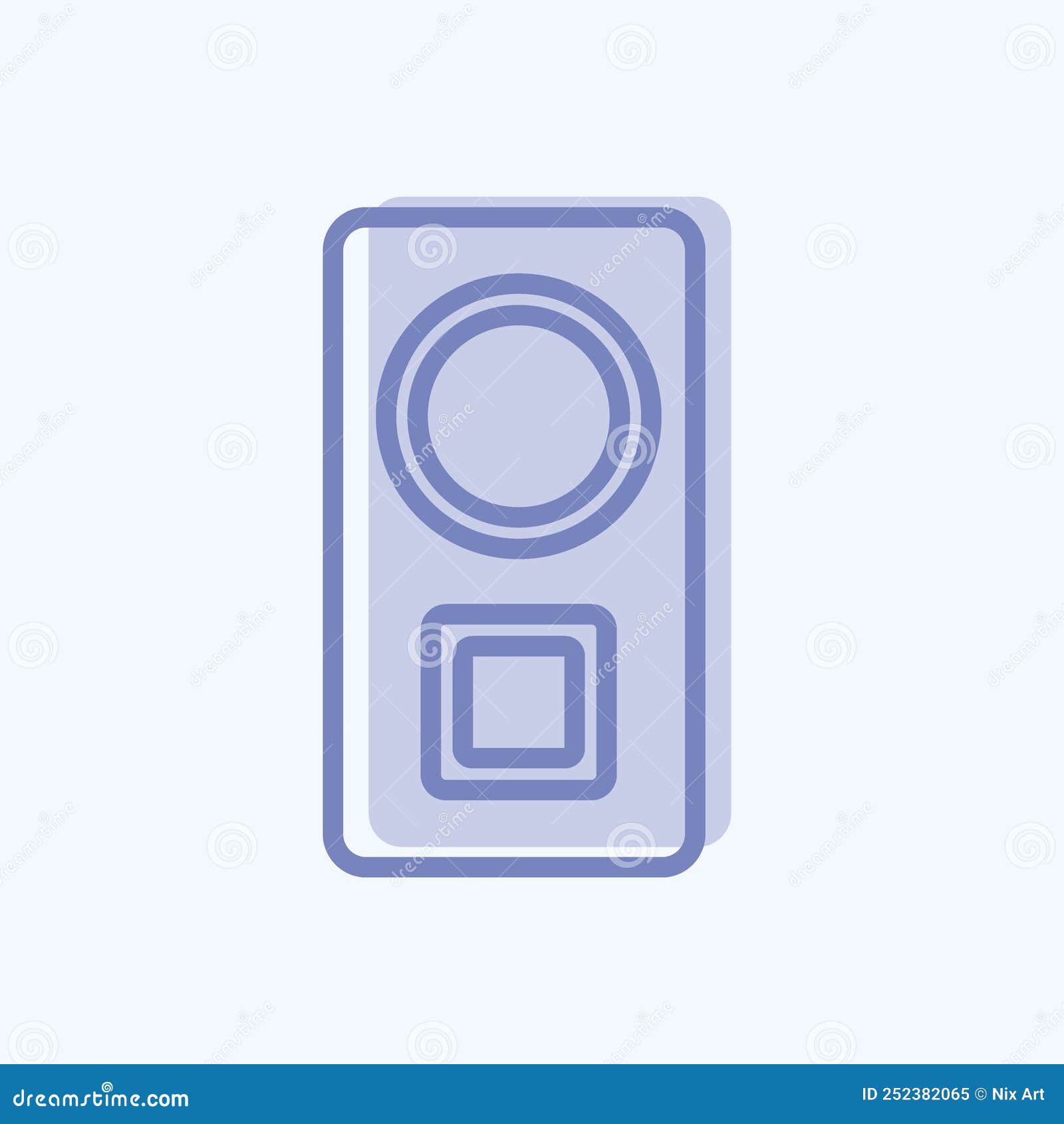 Icon Speaker. Suitable for Party Symbol. Two Tone Style. Simple Design ...