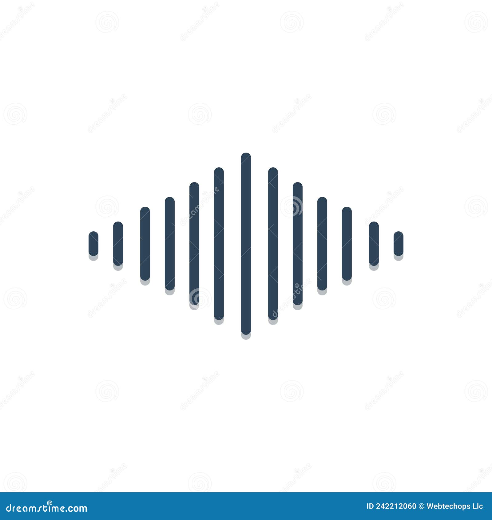 Color Illustration Icon for Spectrum, Wave and Sound Stock Vector ...