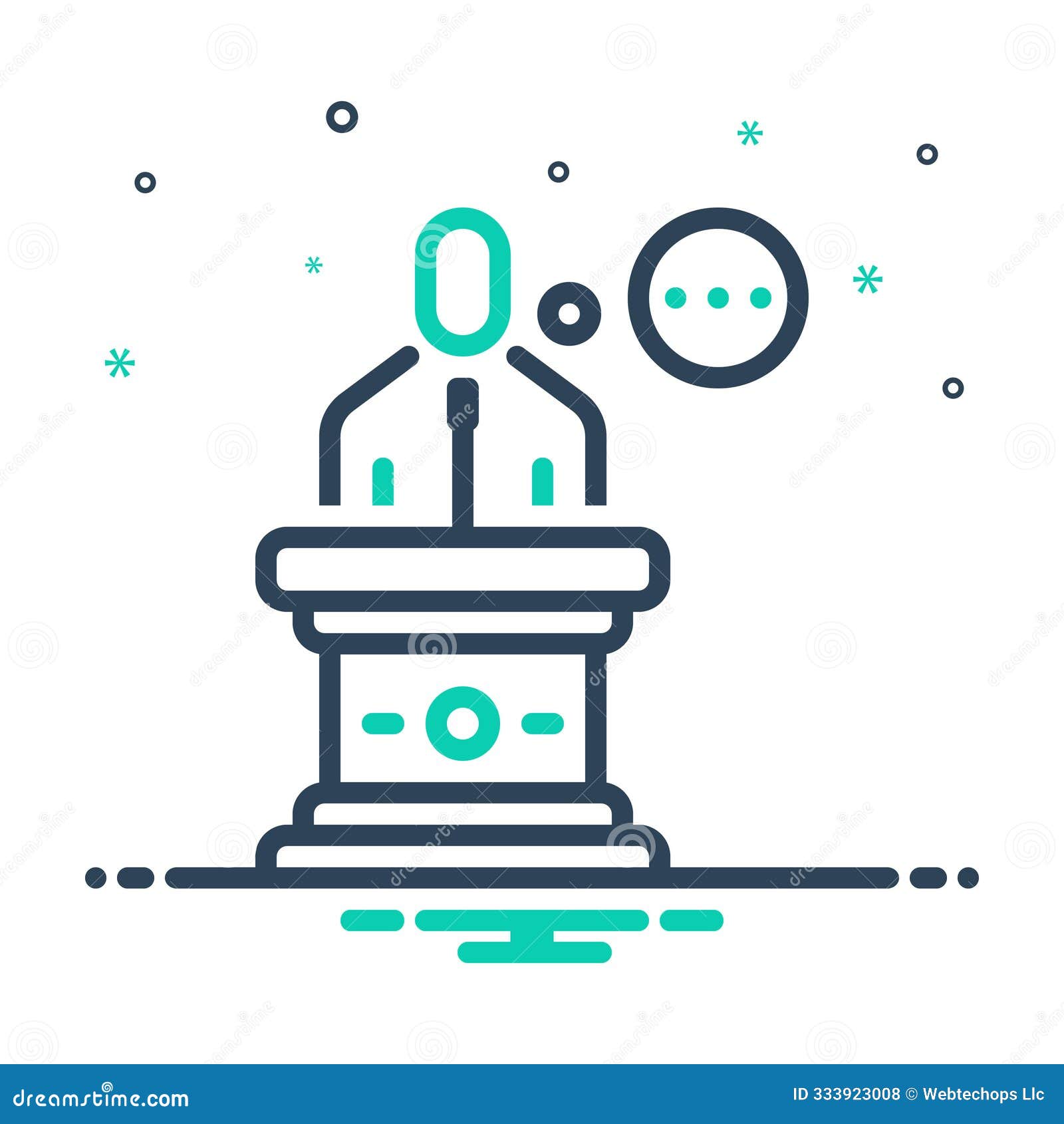 Senator Icon. Monochrome Style Design From Professions Icon Collection ...