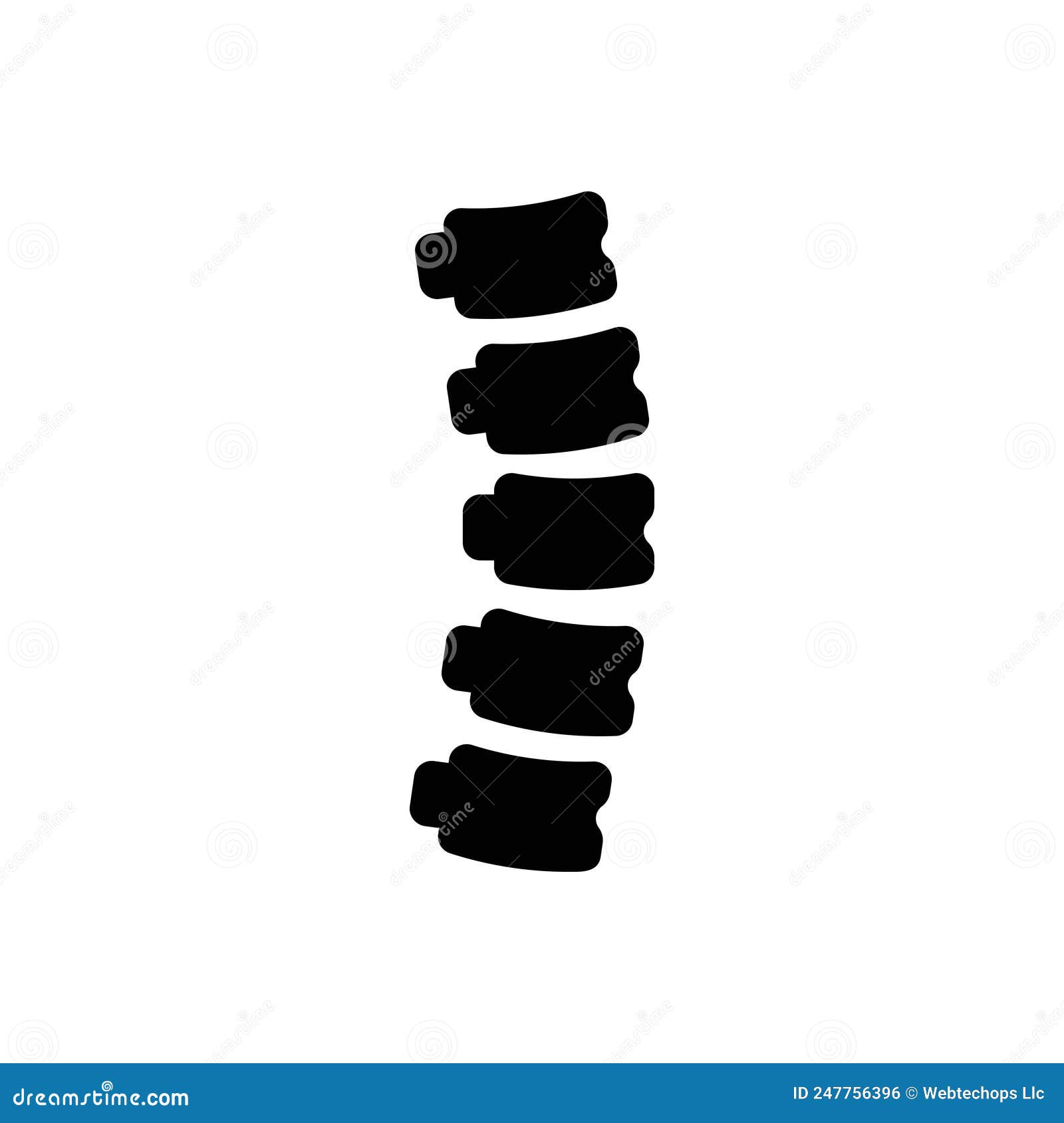Black Solid Icon for Spine, Backbone and Spinal Stock Vector ... Black Solid Icon for Spine, Backbone and Spinal Stock Vector ...