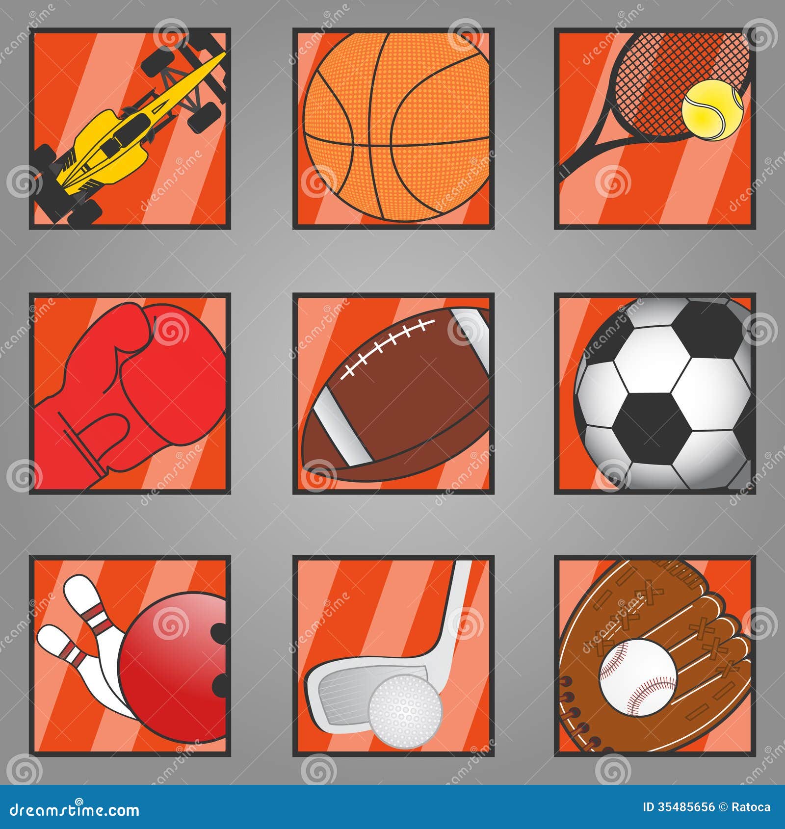 Icon sports stock vector. Illustration of championship - 35485656