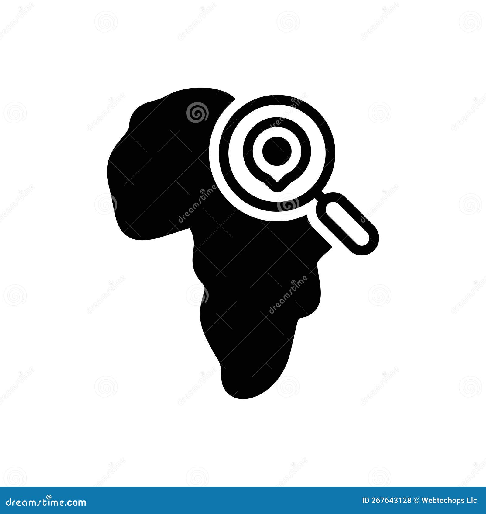 Black Solid Icon for Spot, Marks and Position Stock Vector ...