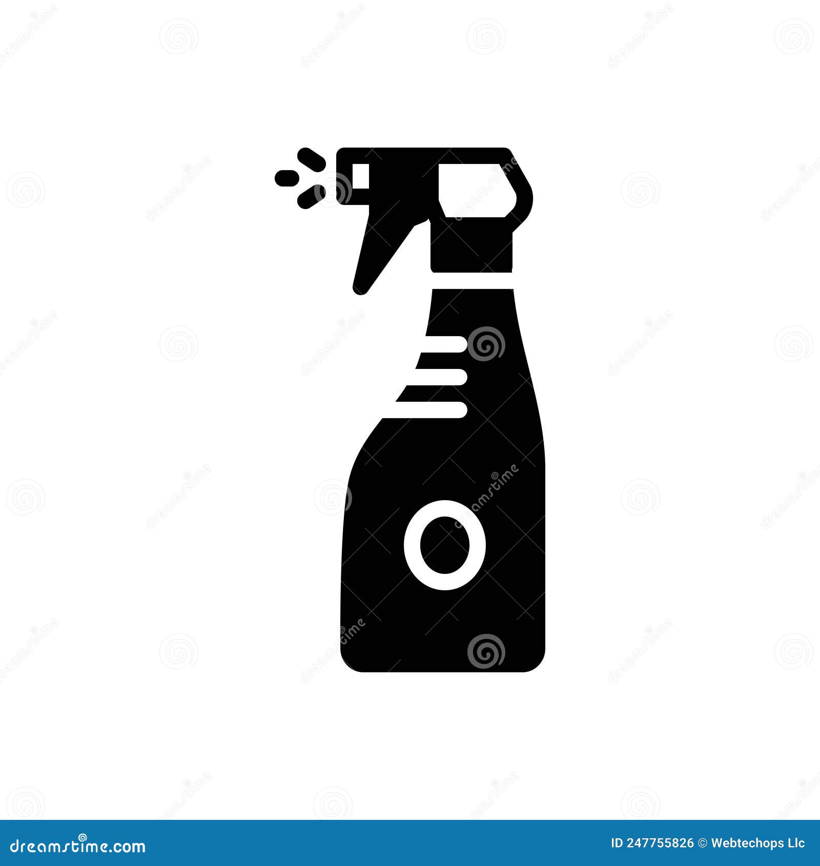 Black Solid Icon for Sprinkle, Clean and Neat Stock Vector ...