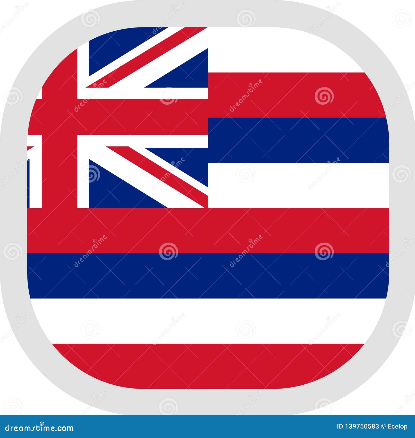 Icon Square Shape with Flag Stock Vector - Illustration of banner ...
