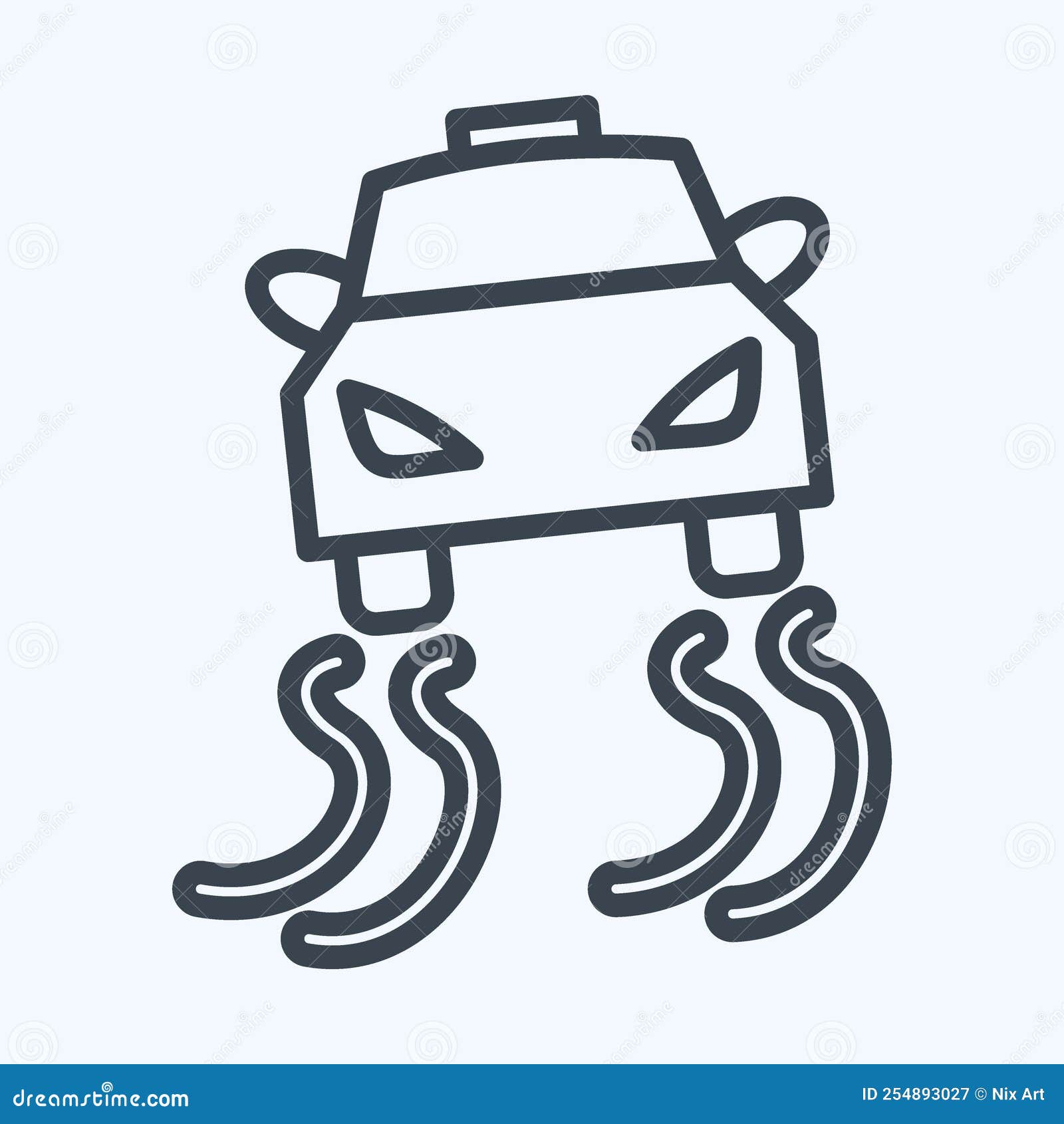 Icon Stability Control. Suitable for Automotive Symbol. Line Style ...