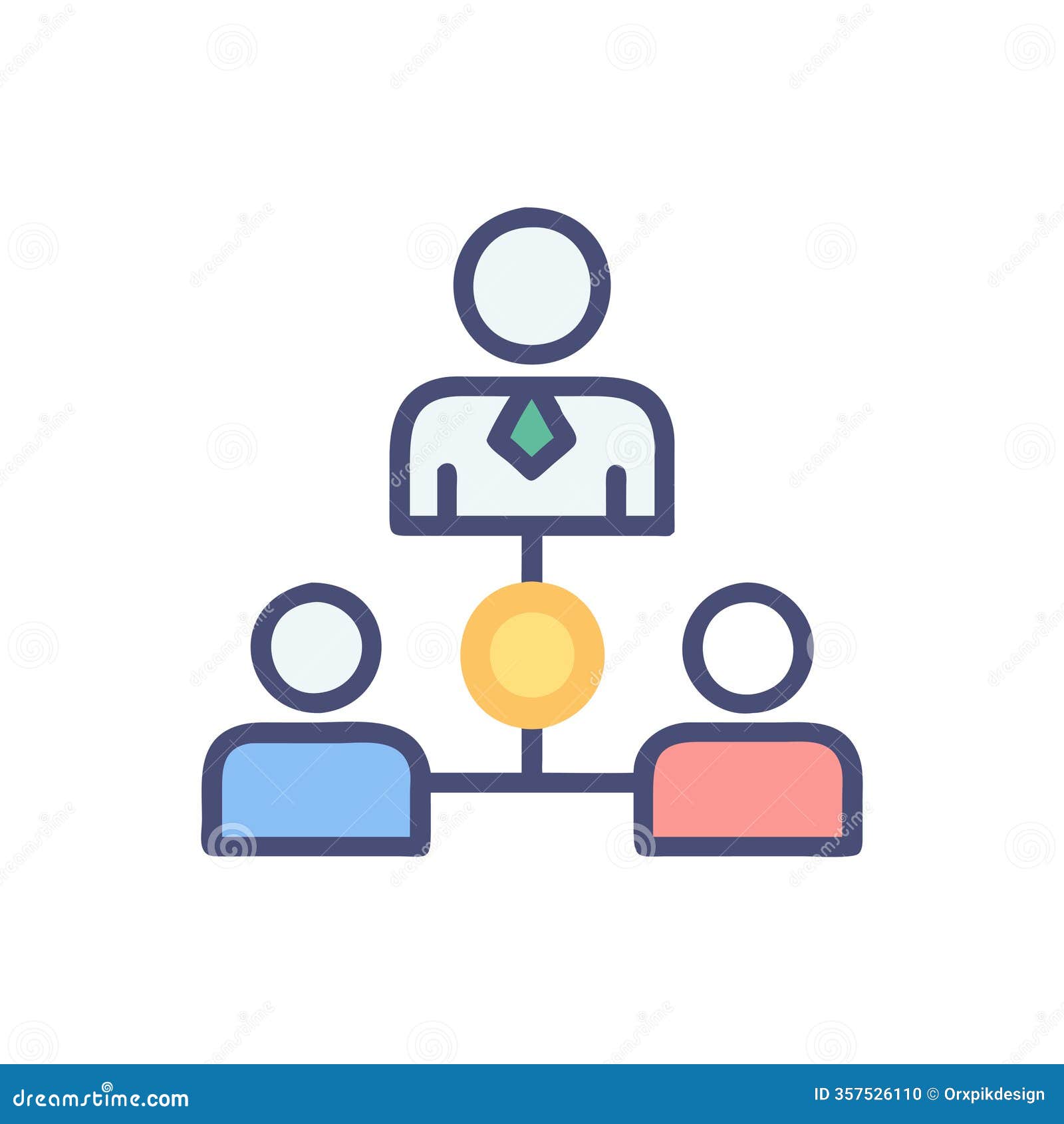 Icon of Stakeholder for Corporate Strategy Stock Illustration ...