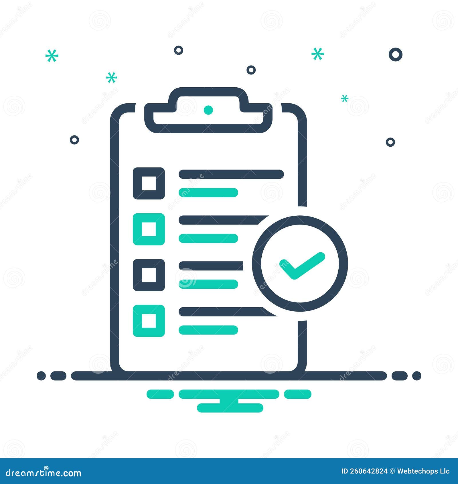 Mix Icon for Standards, Procedure and Compliance Stock Vector ...