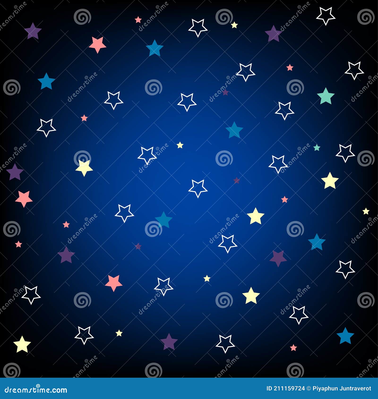 Icon Star with Blue Background for Wallpaper Backdrop Stock Vector ...
