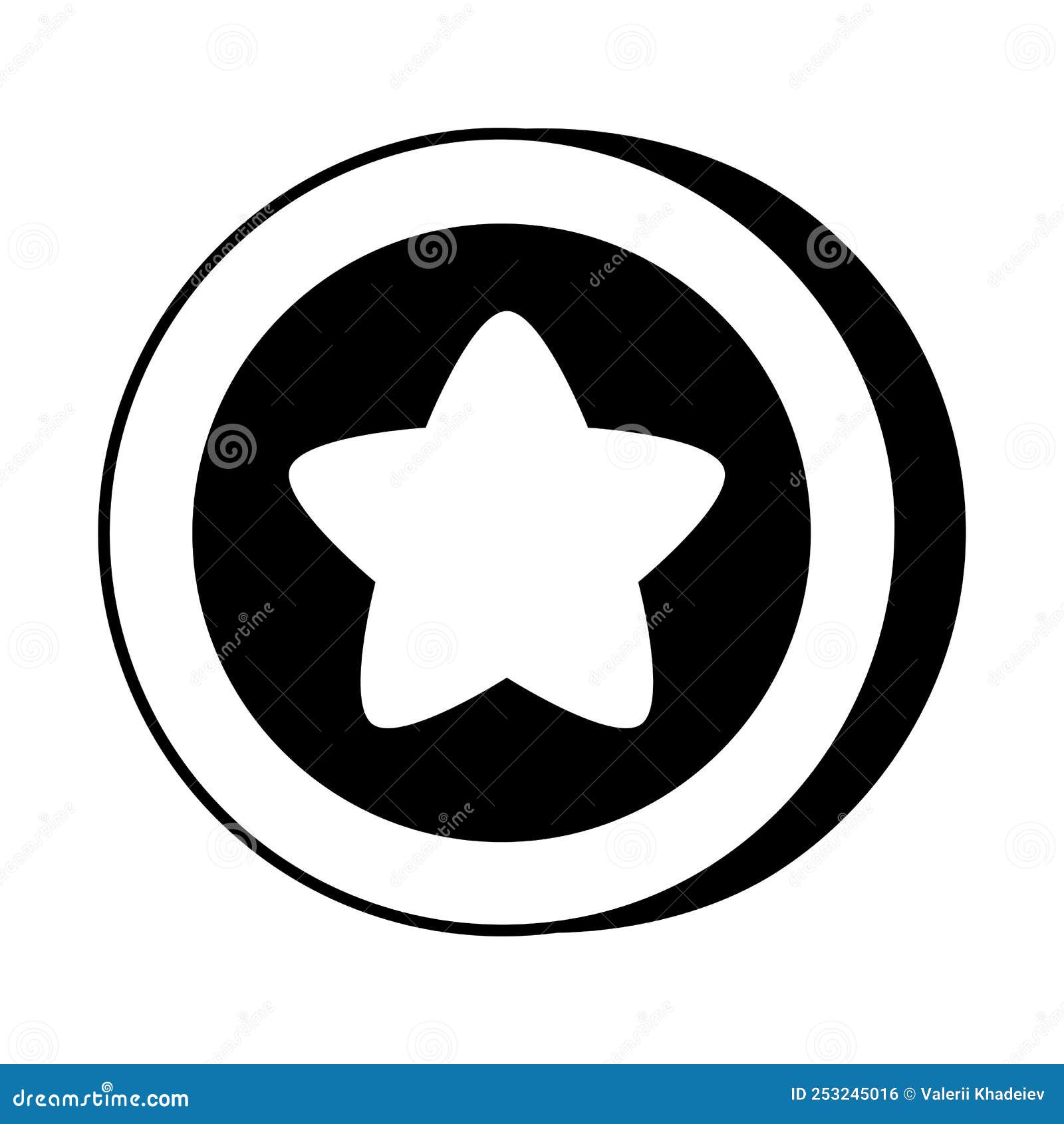 Icon Star Machine Shape. Gambling Symbol, Object. Vector Illustration ...