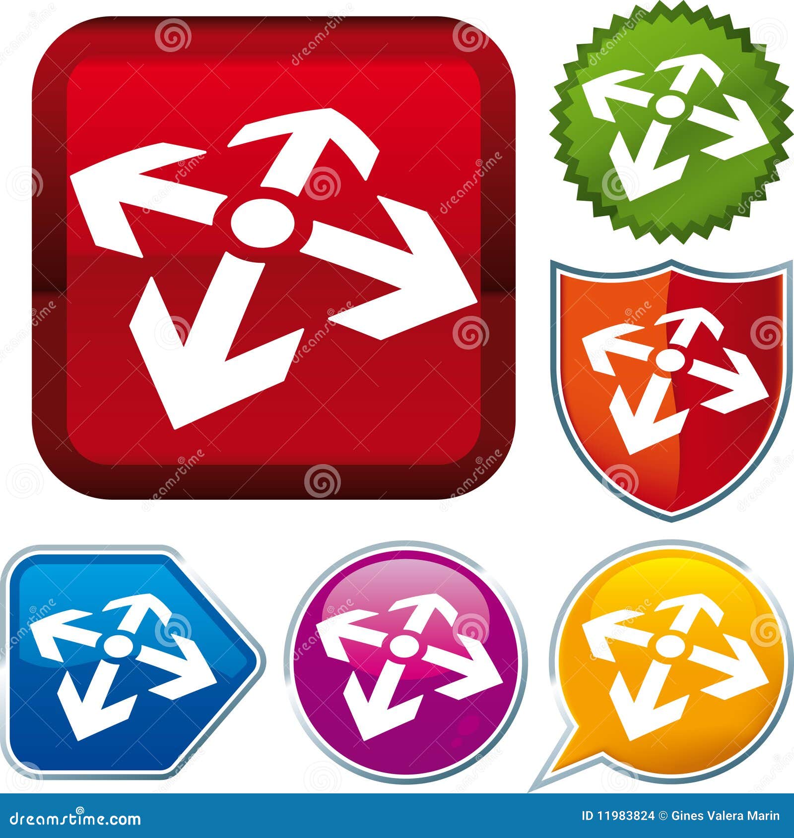 Icon start point stock vector. Illustration of orientation - 11983824