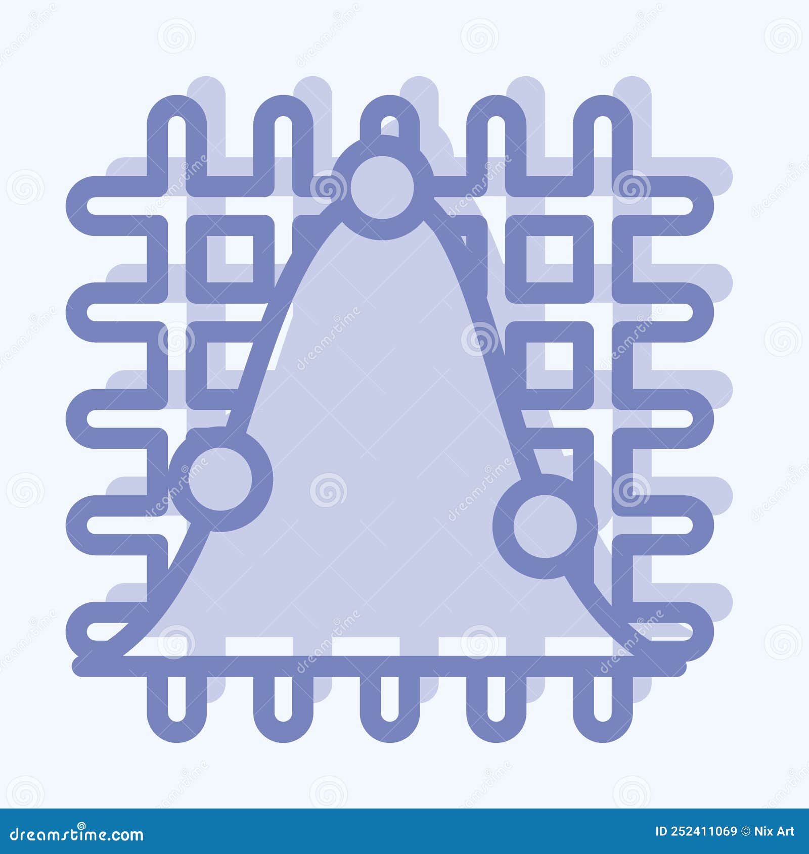 Icon Statistical Analysis. Suitable for Education Symbol. Two Tone ...