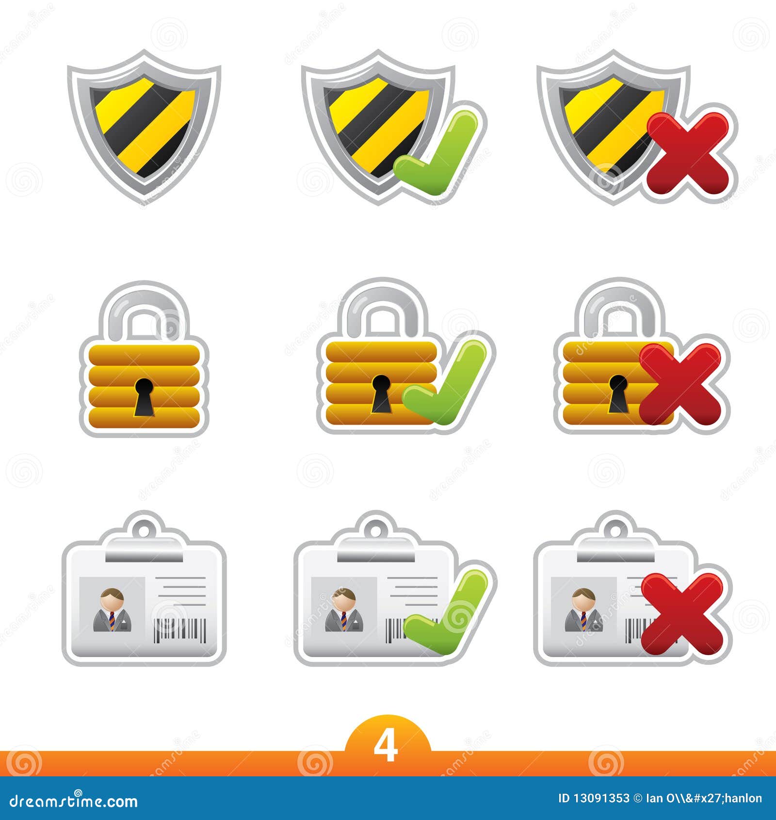 Icon sticker set - safety stock vector. Illustration of modern - 13091353