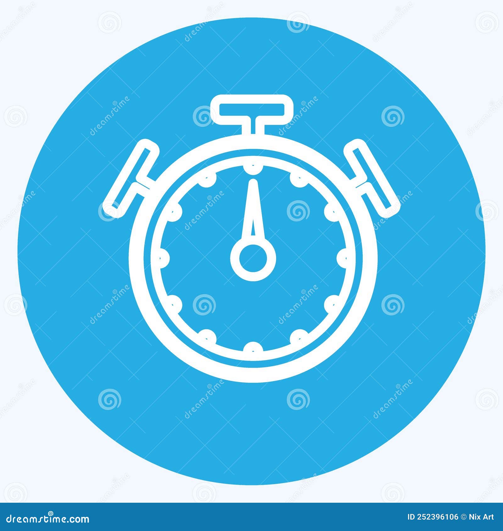 Icon Stopwatch. Suitable for Web Interface Symbol. Blue Eyes Style ...