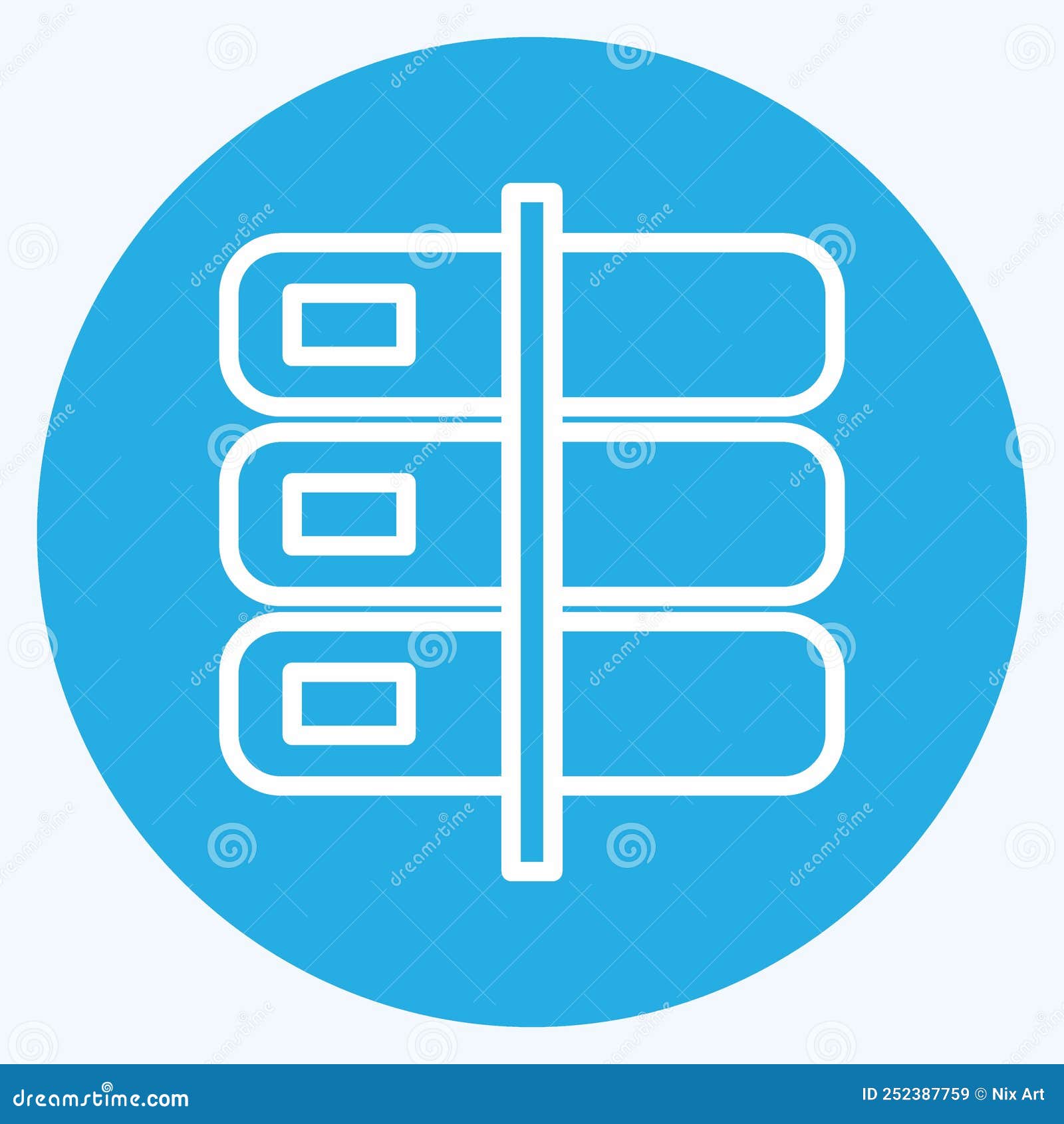 Icon Storage. Suitable for Mobile Apps Symbol. Blue Eyes Style. Simple ...