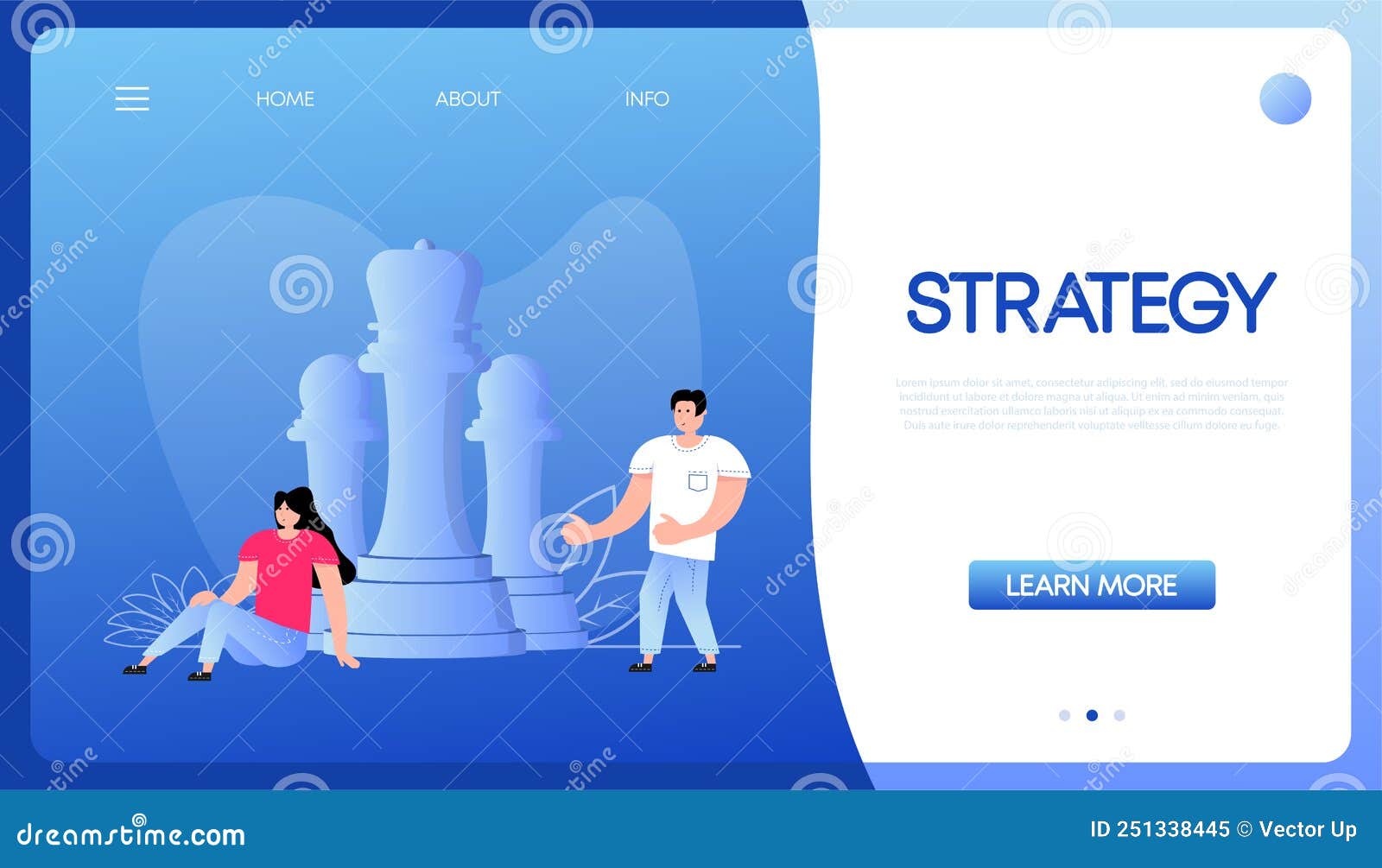 Icon with Strategy People. Smartphone Vector Icon Stock Vector ...