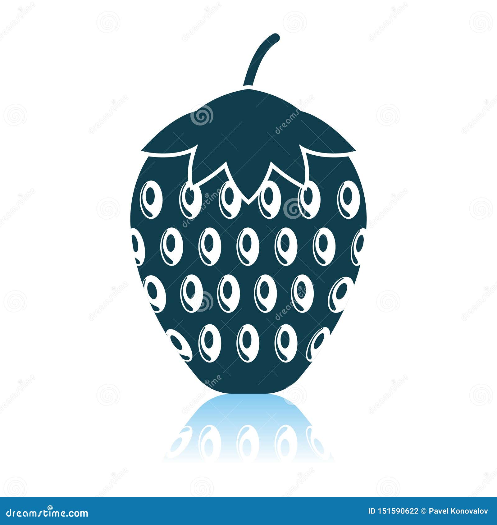 Icon of Strawberry stock vector. Illustration of healthy - 151590622