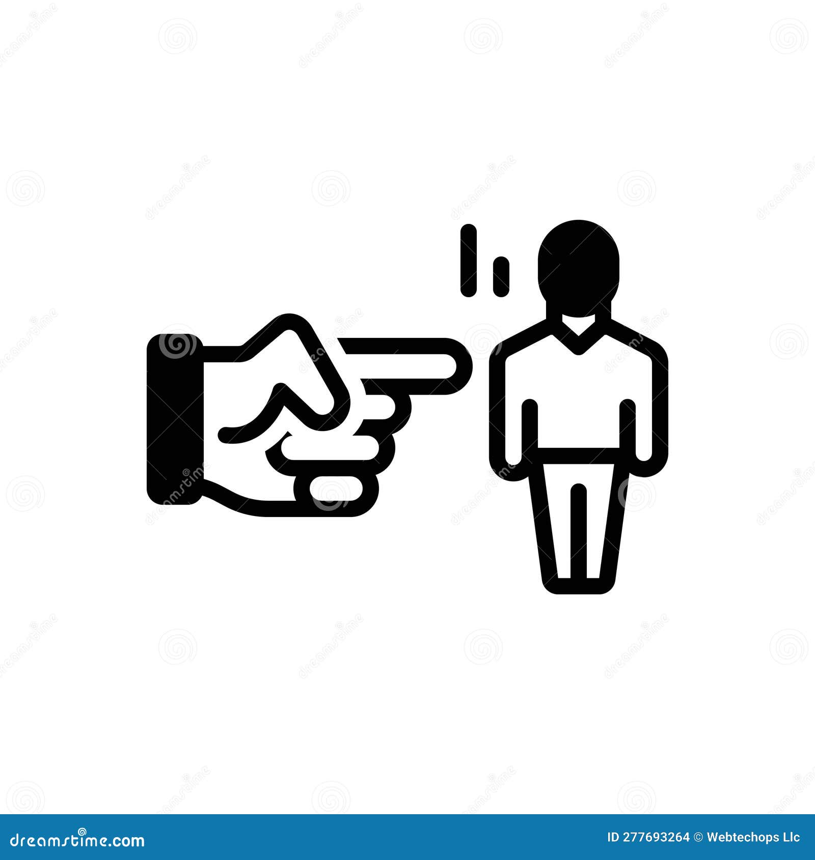 Mix Icon For Strictly, Rigidly And Punish Vector Illustration ...