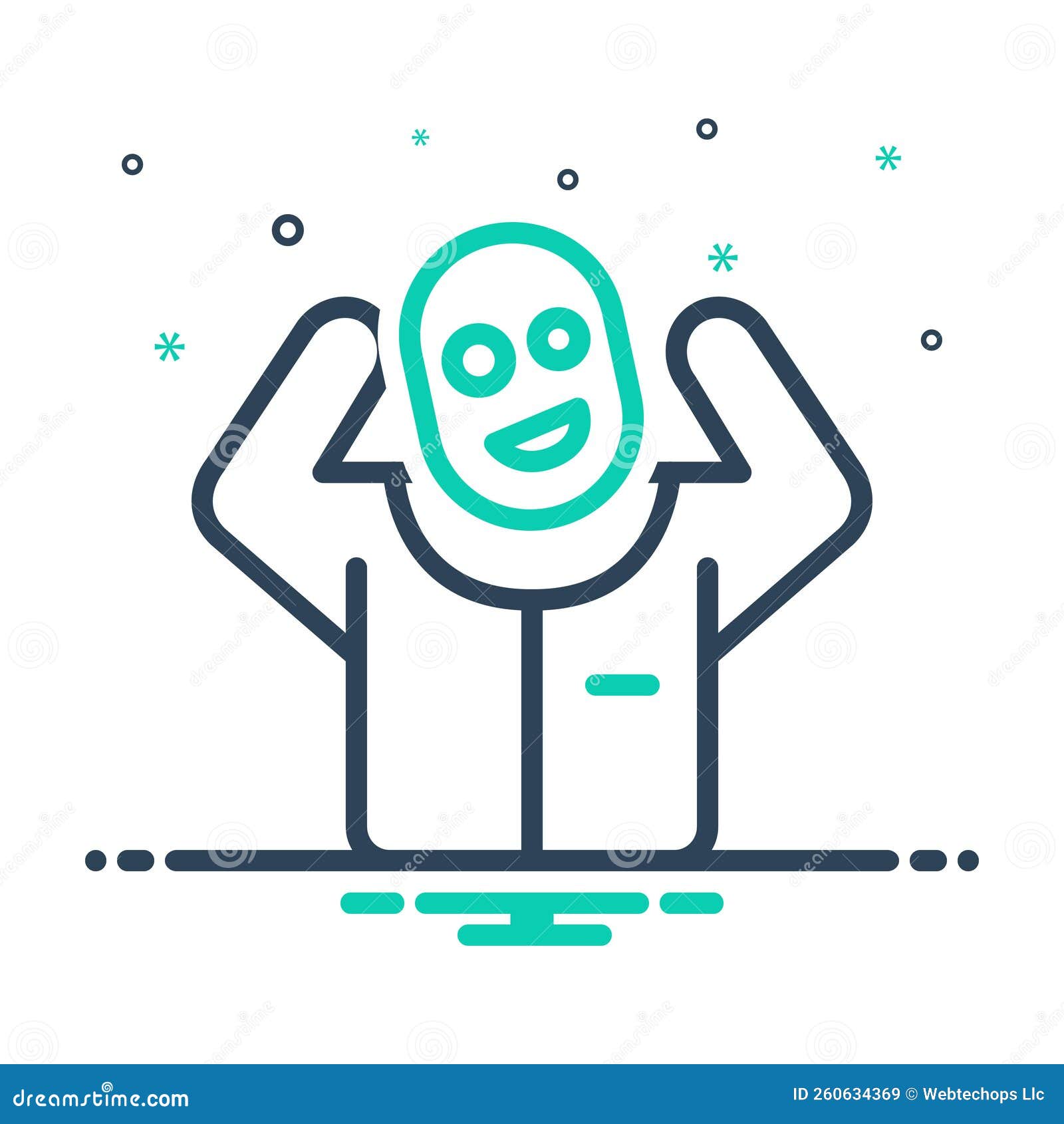 Mix Icon for Stupid, Silly and Unwise Stock Vector - Illustration of ...